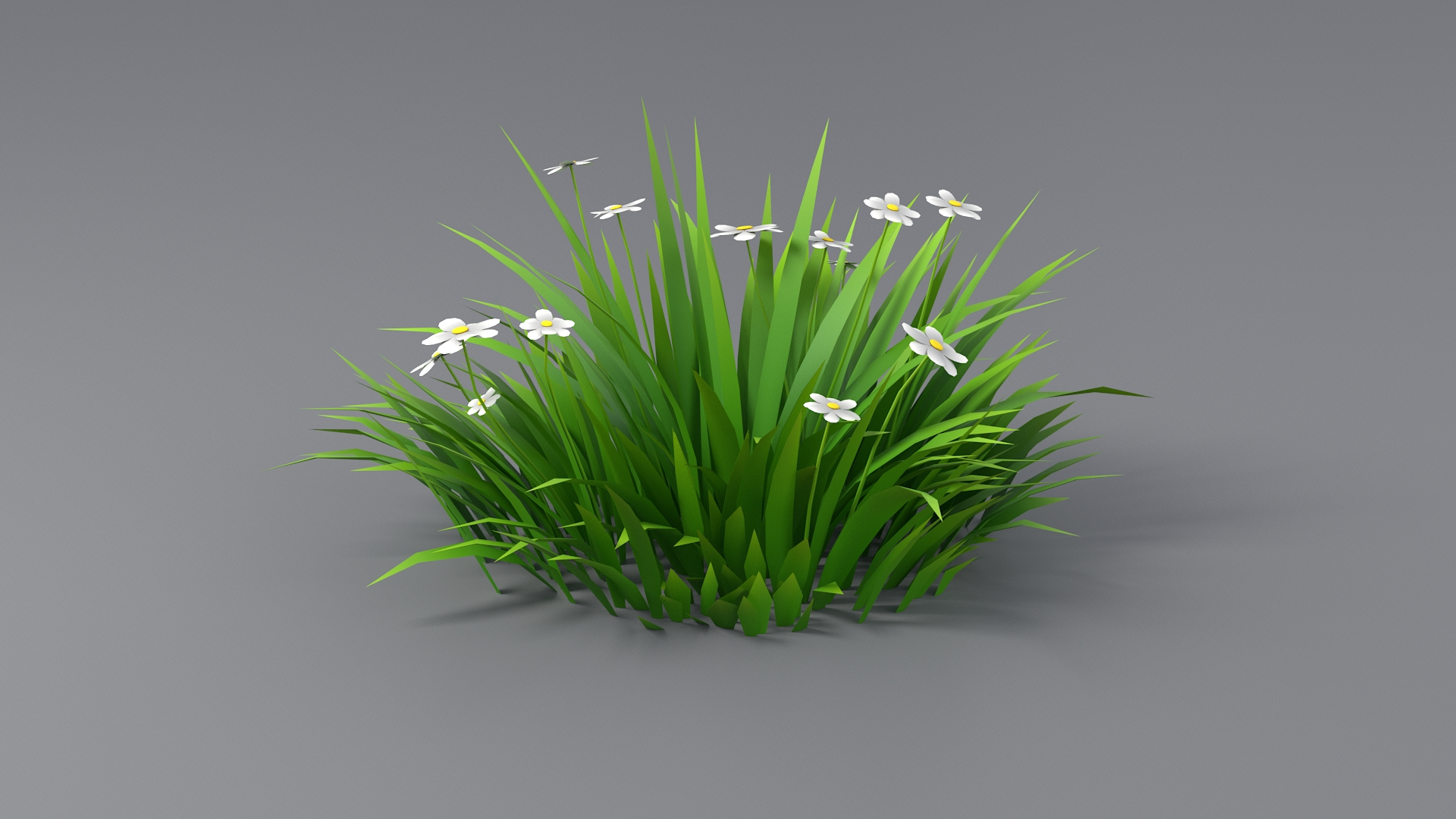 Cartoon Grass 12 3D - TurboSquid 1936177