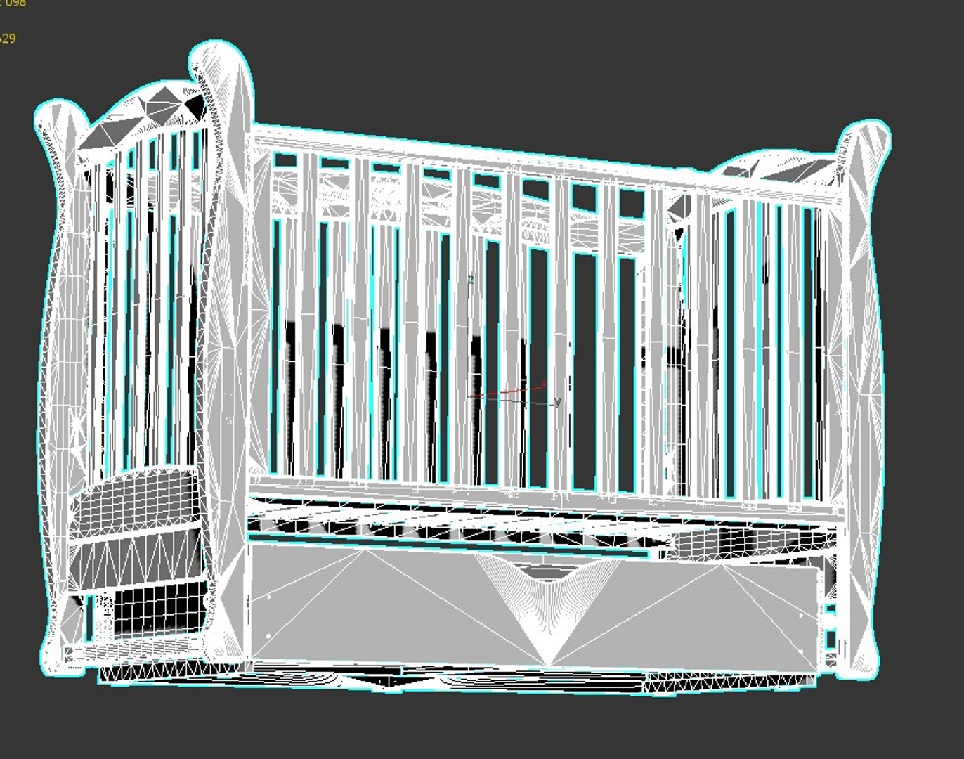 Cot Baby 3D Model - TurboSquid 1506834