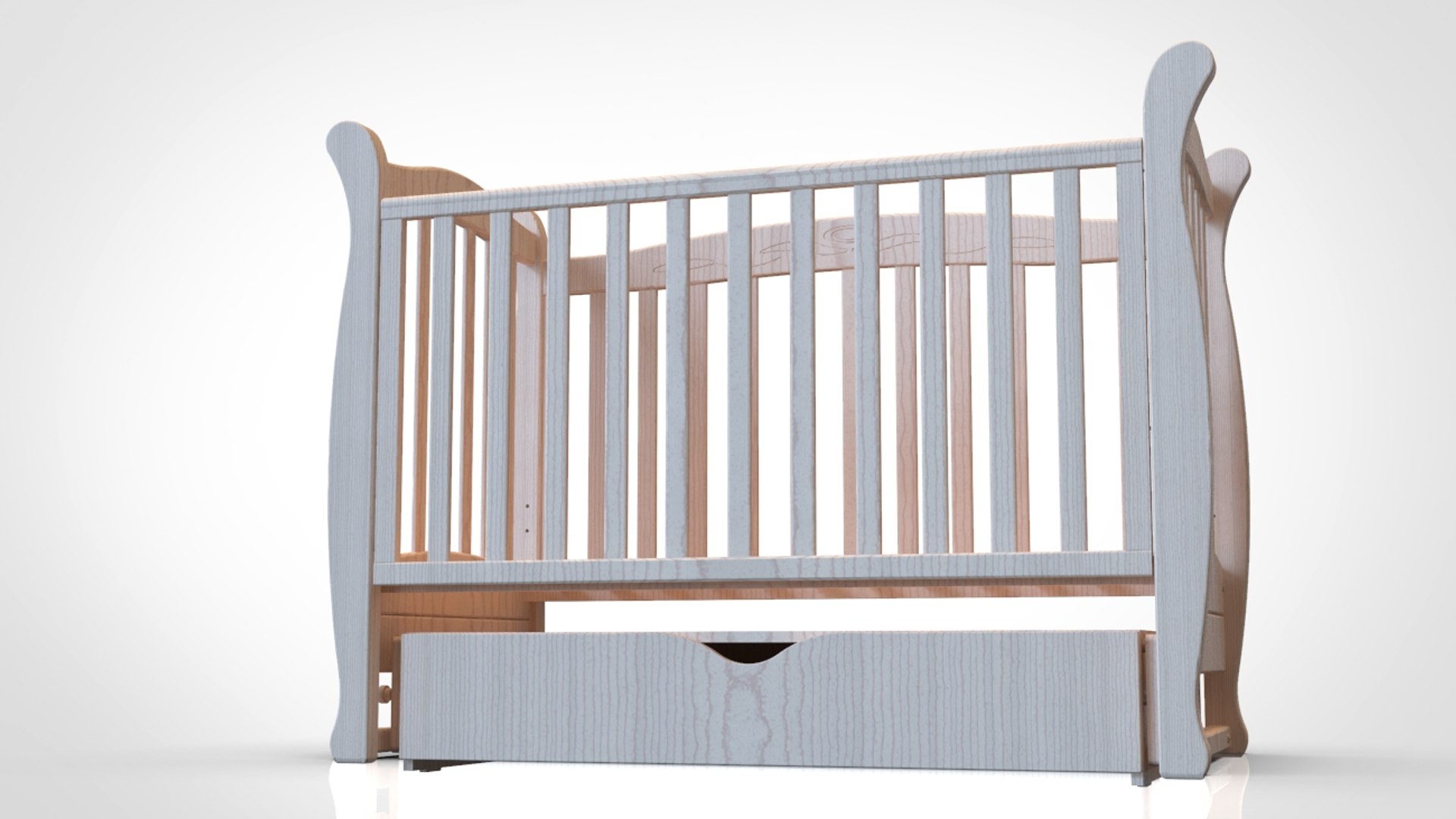 Cot Baby 3D Model - TurboSquid 1506834