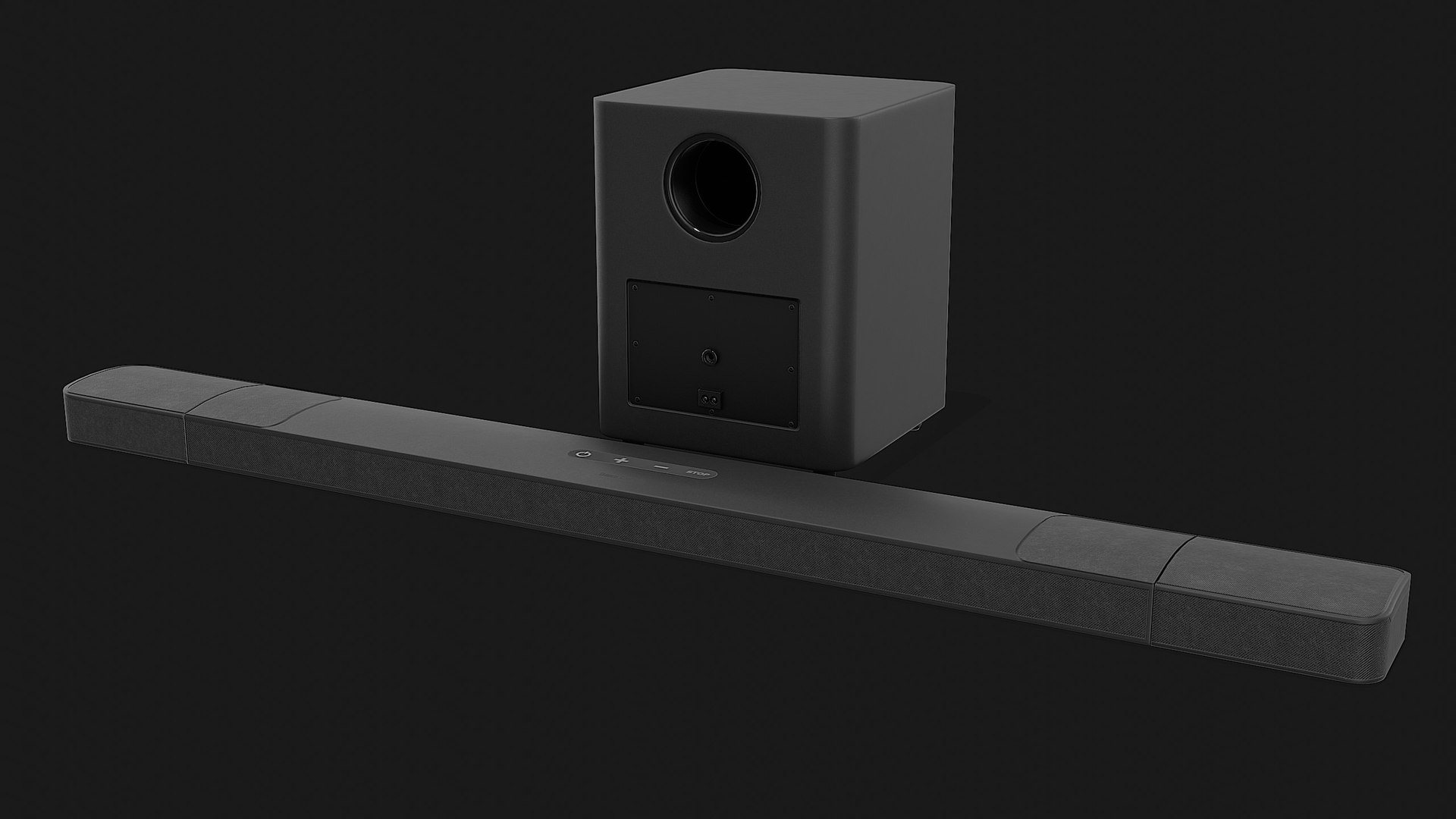 Modern Soundbar 3D - TurboSquid 2159720