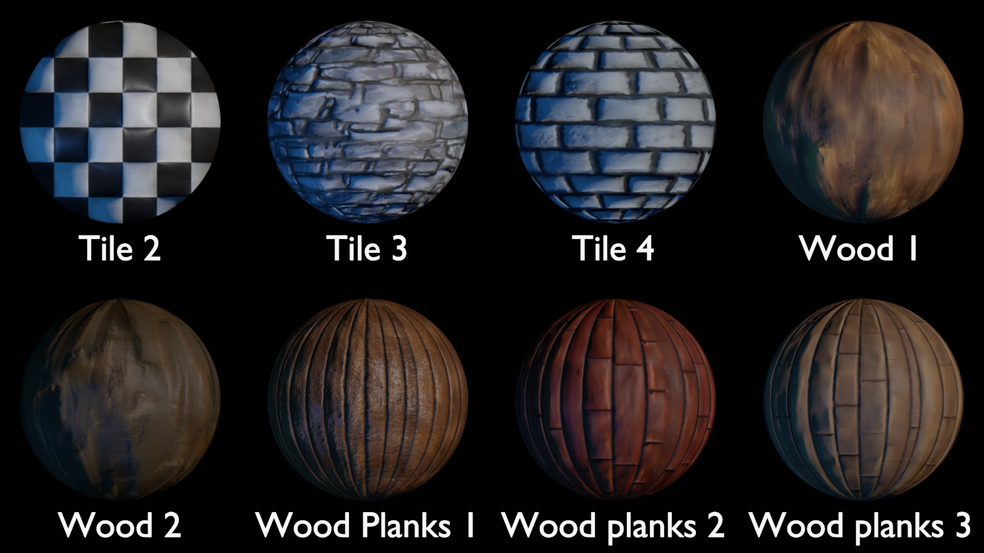 3D 64 Hand Painted Tileable Materials Model - TurboSquid 1989751