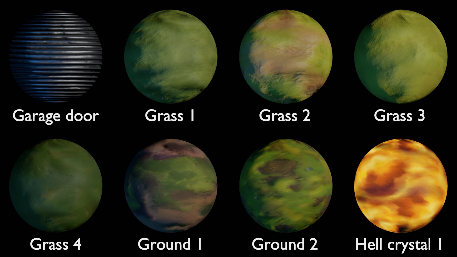 3D 64 Hand Painted Tileable Materials Model - TurboSquid 1989751