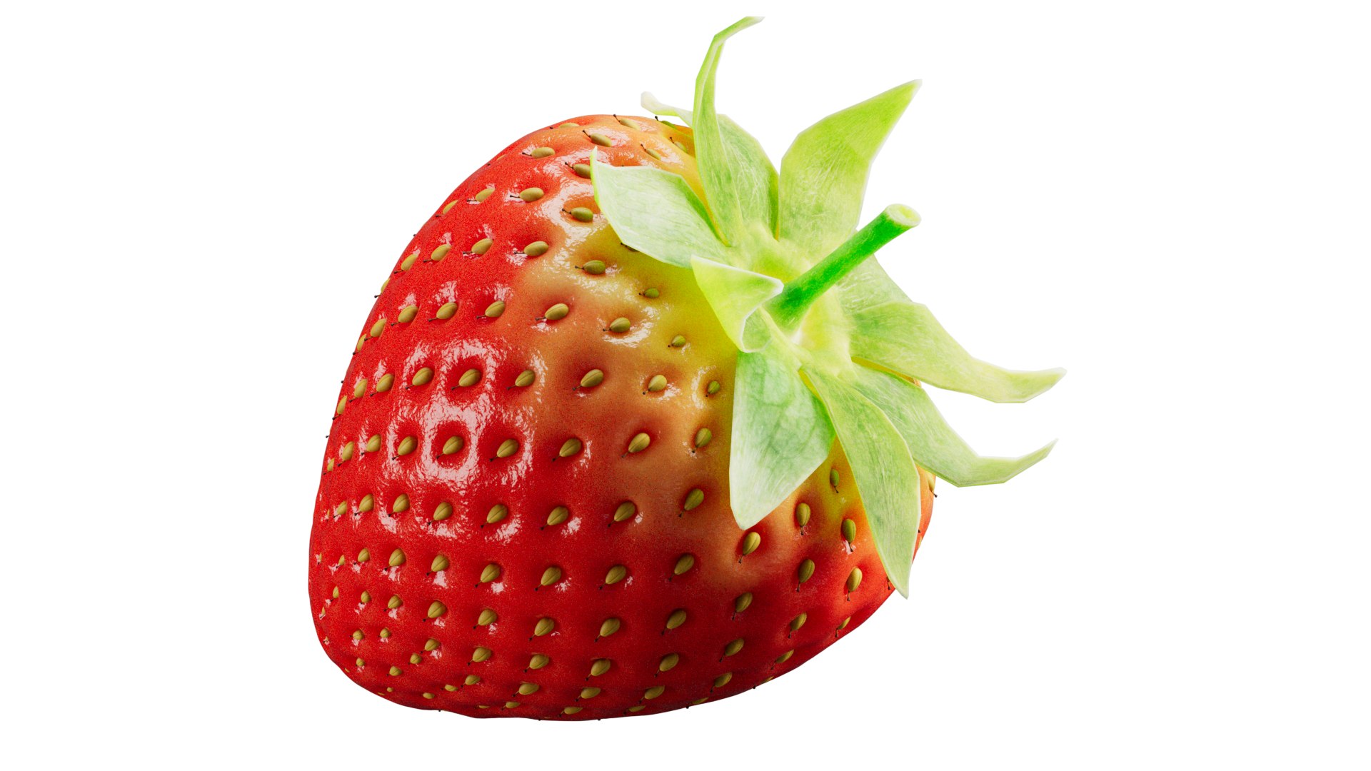 Strawberry Model - TurboSquid 2195026