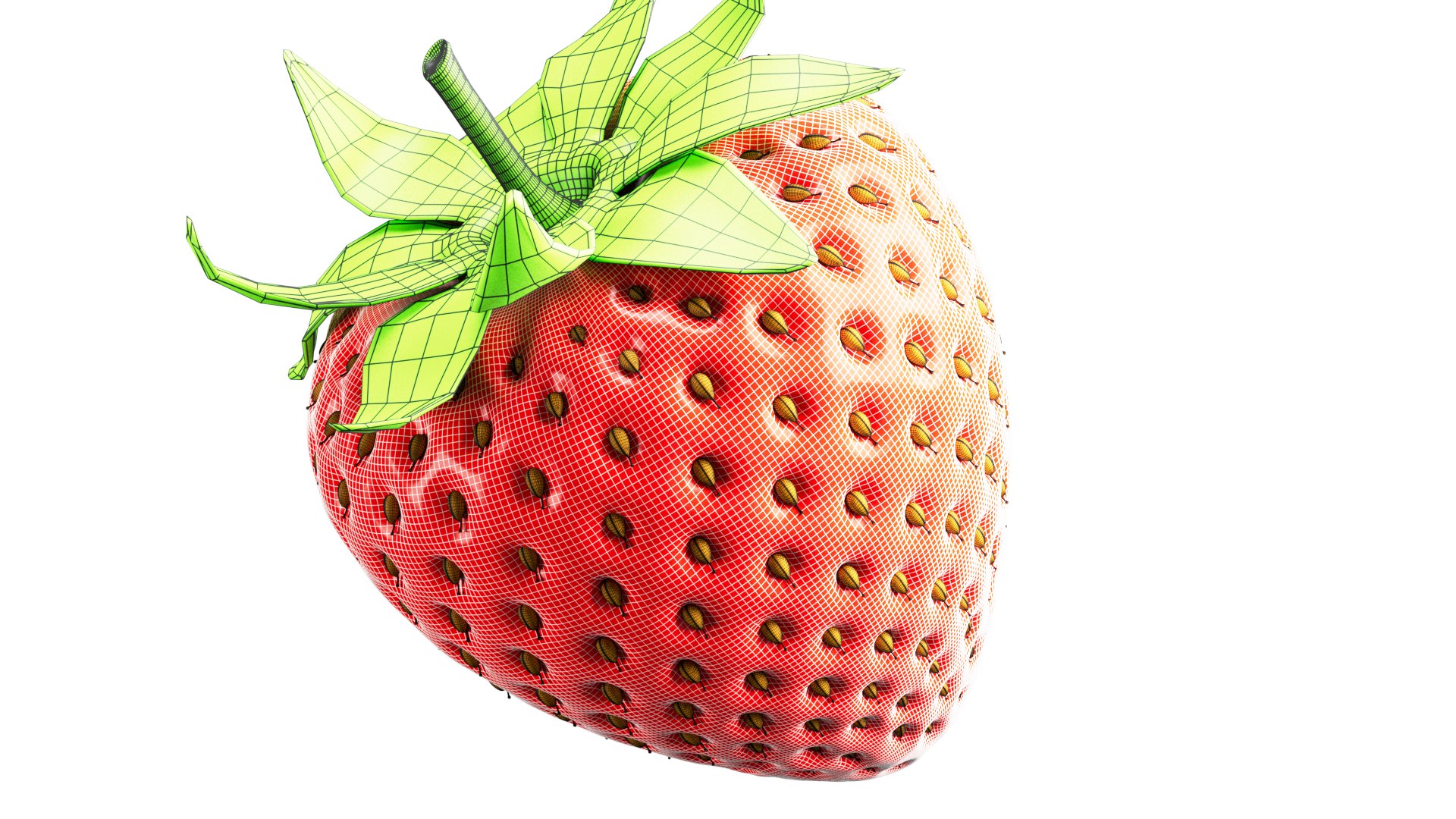 Strawberry Model - TurboSquid 2195026