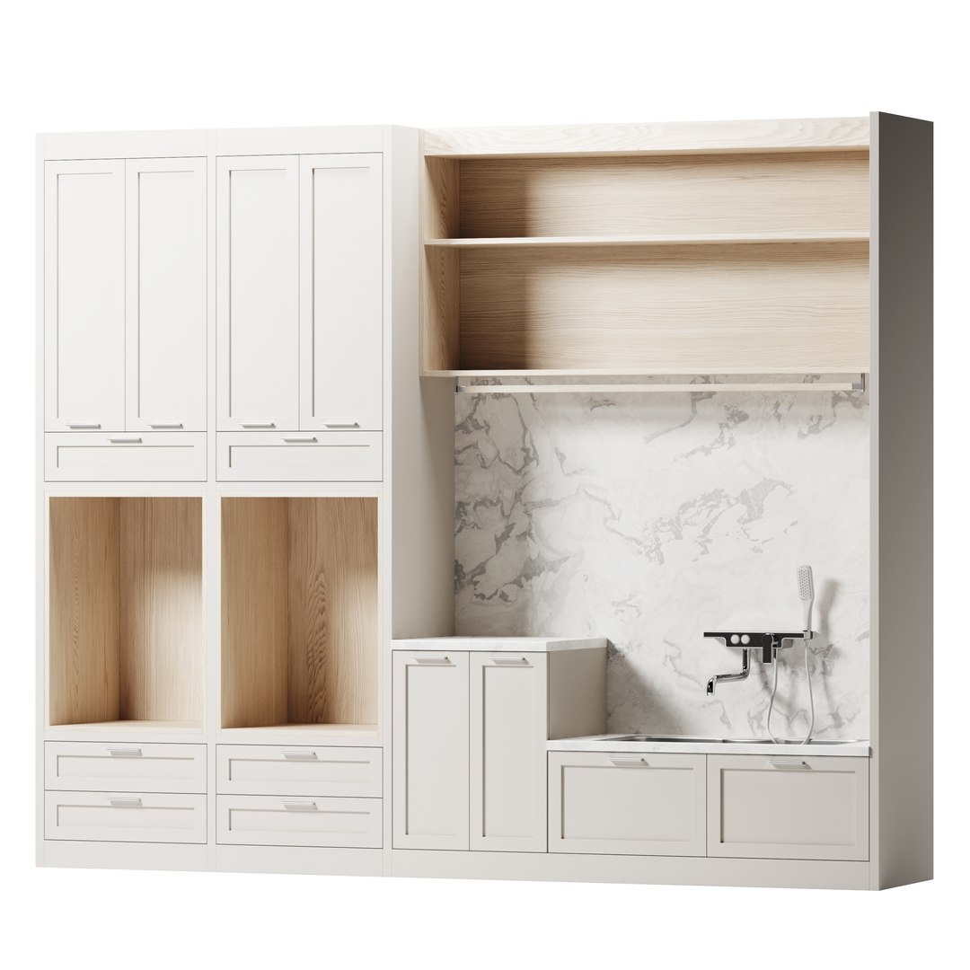 3D Model Laundry Furniture - Venice - TurboSquid 2251232