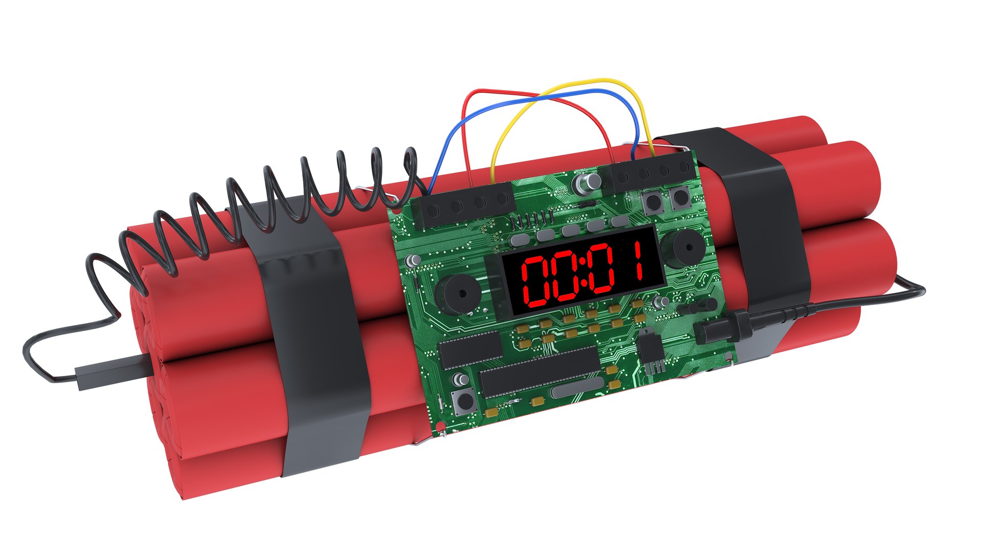 3D Bomb Sec1 Model - TurboSquid 2277344