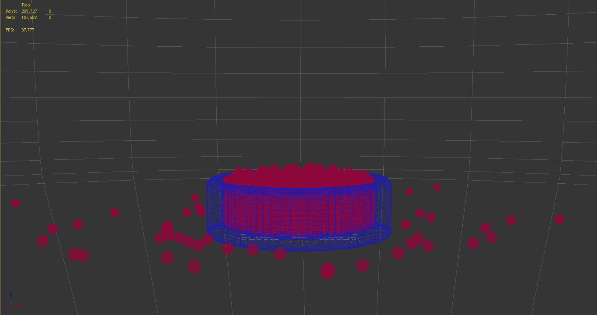 3D model balls falling pool - TurboSquid 1492511