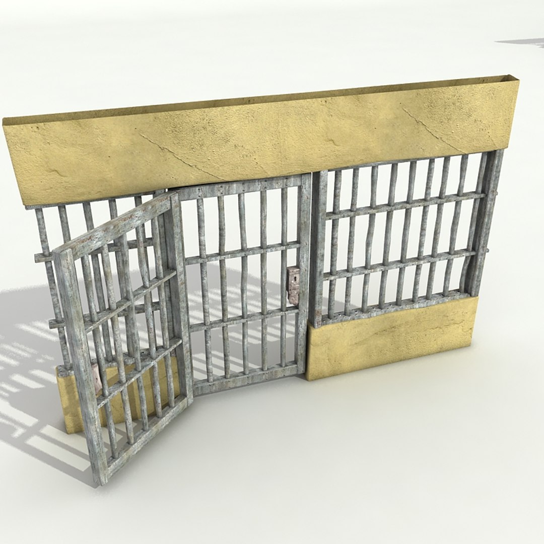 3d Model Prison Door