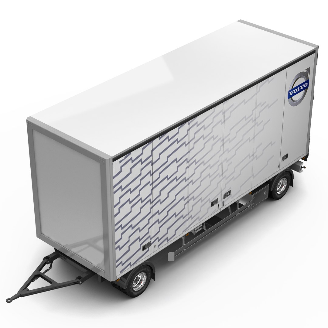 Box Trailer 3d Model