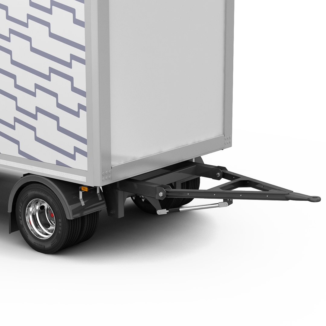 Box Trailer 3d Model