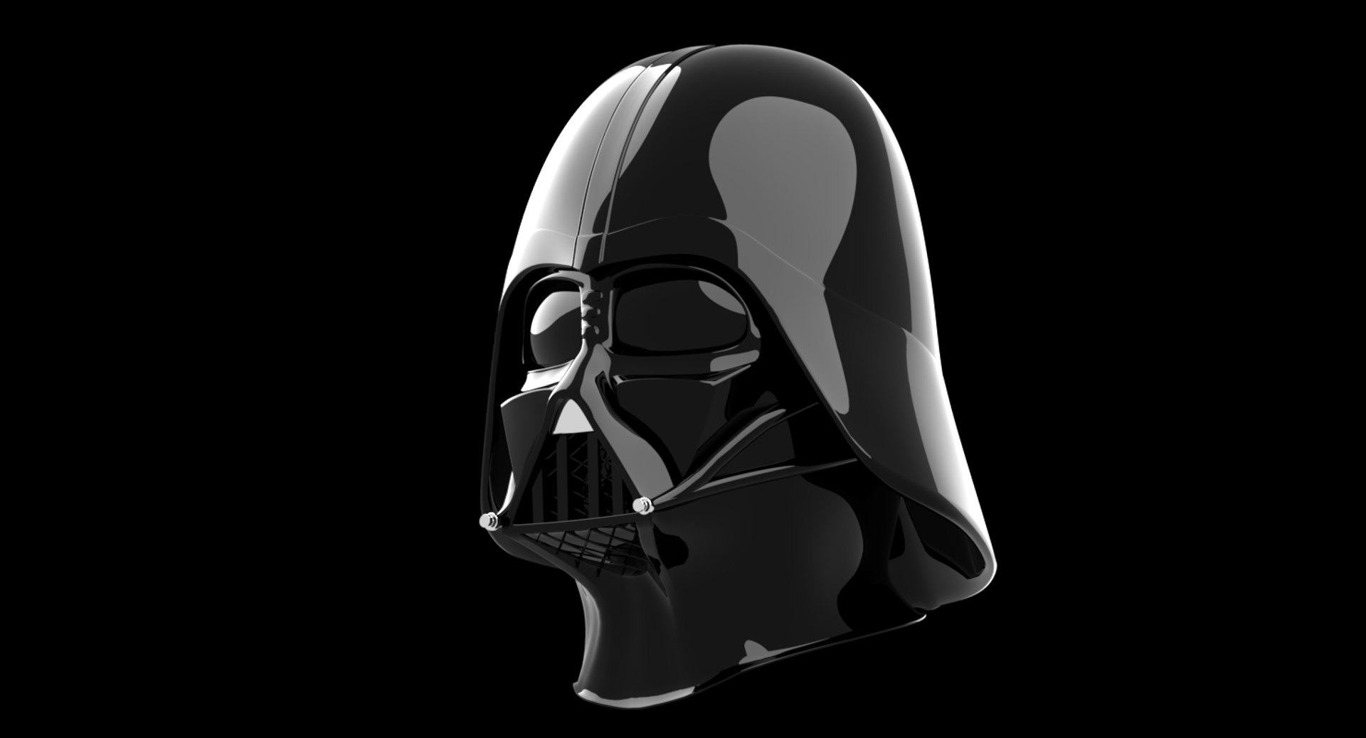 3d darth vader helmet model