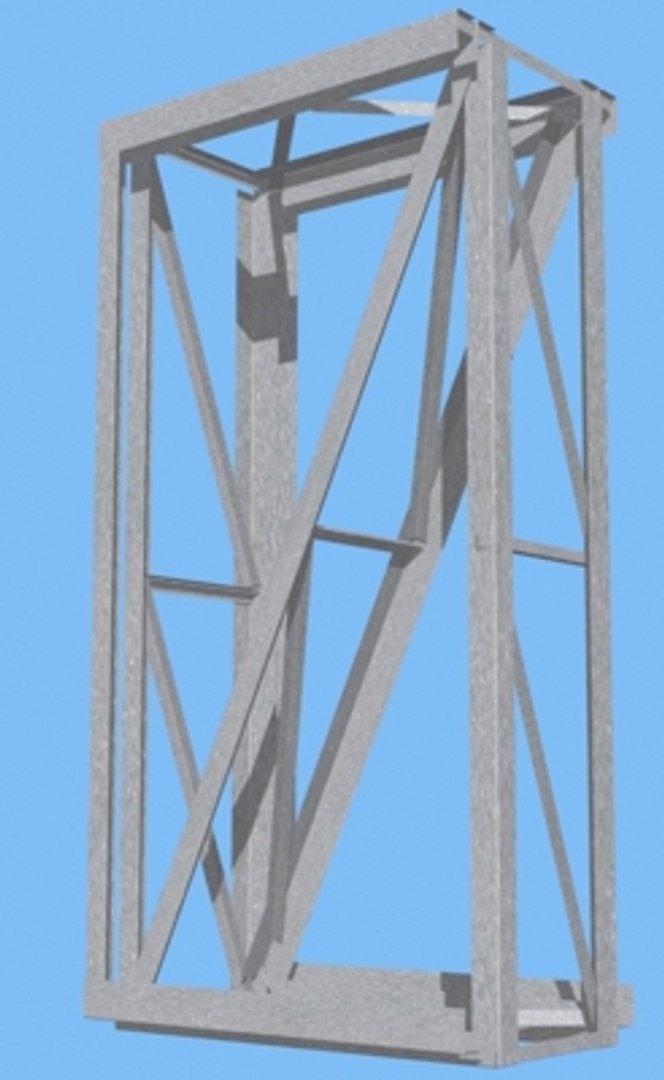 3d Model Of Overhead Sign