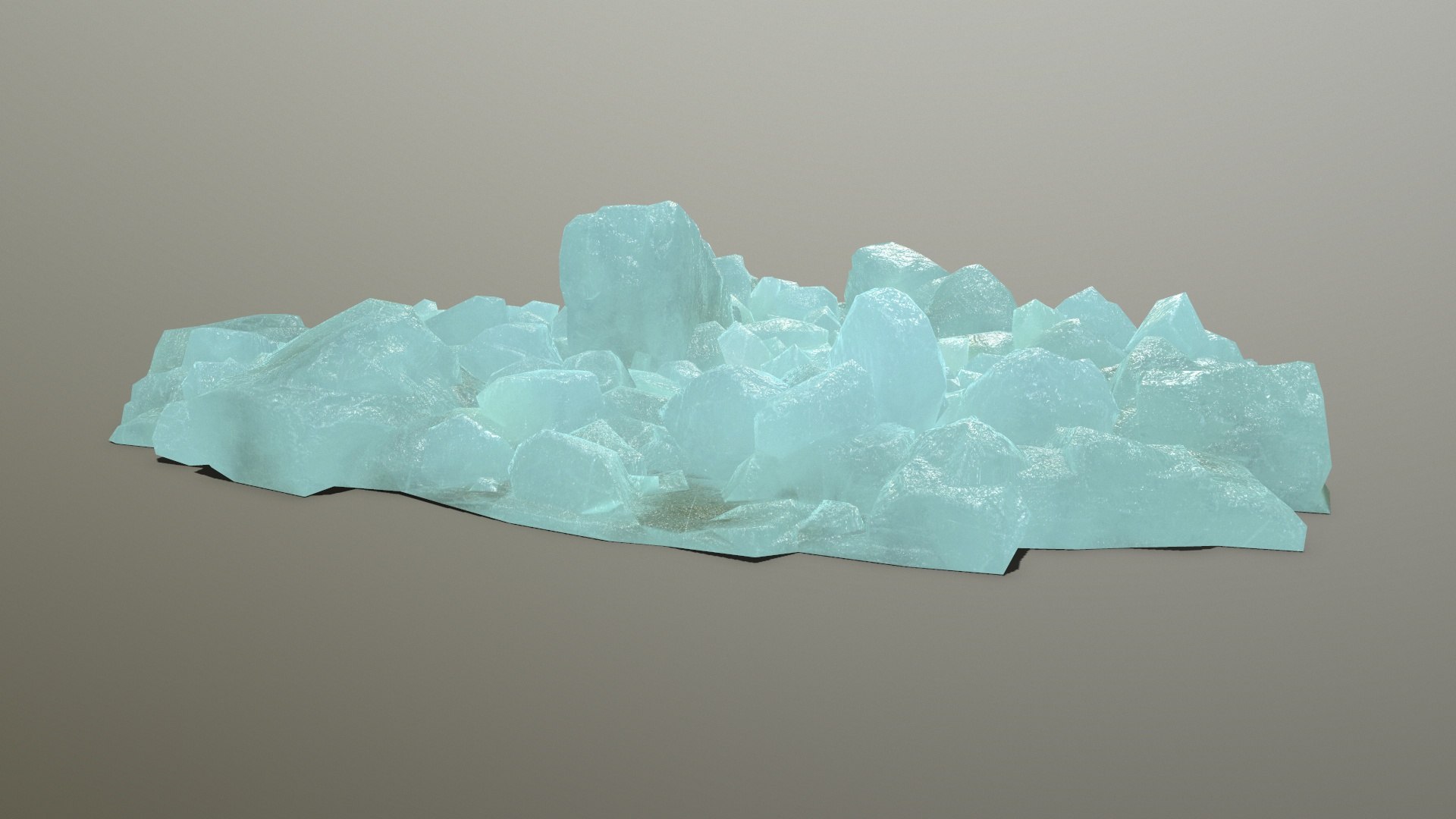 3D Ice Rock Model - TurboSquid 1412914