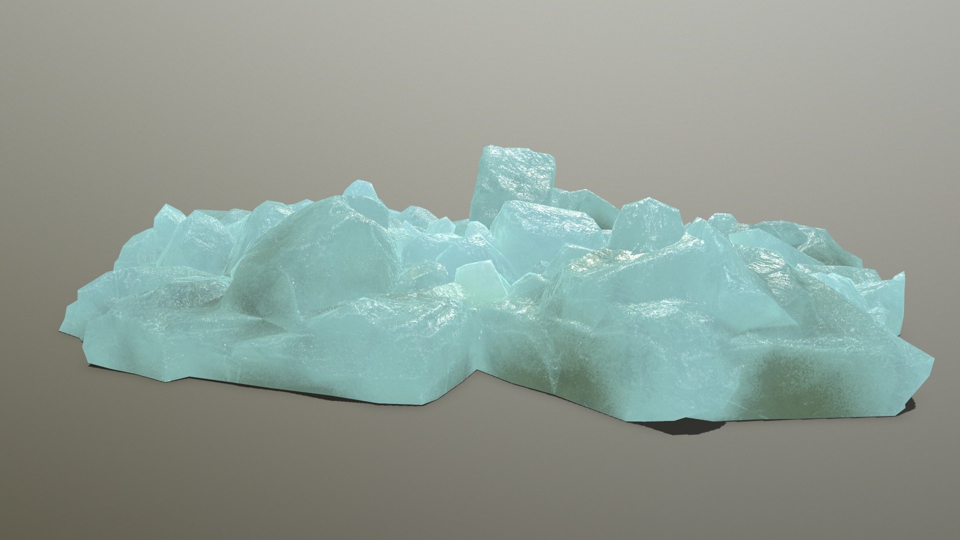 3D Ice Rock Model - TurboSquid 1412914