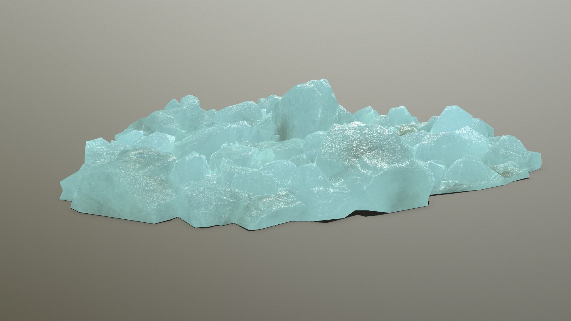 3D Ice Rock Model - TurboSquid 1412914