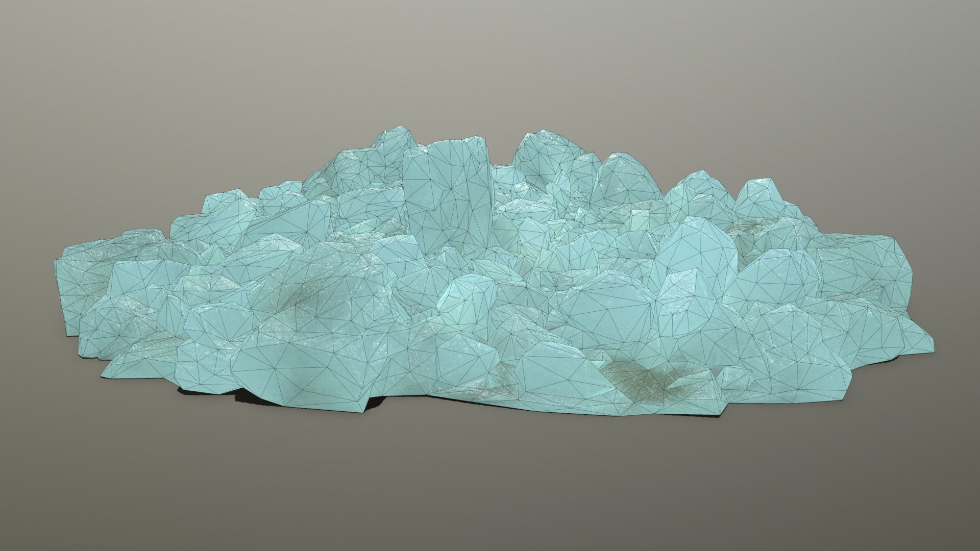 3D Ice Rock Model - TurboSquid 1412914