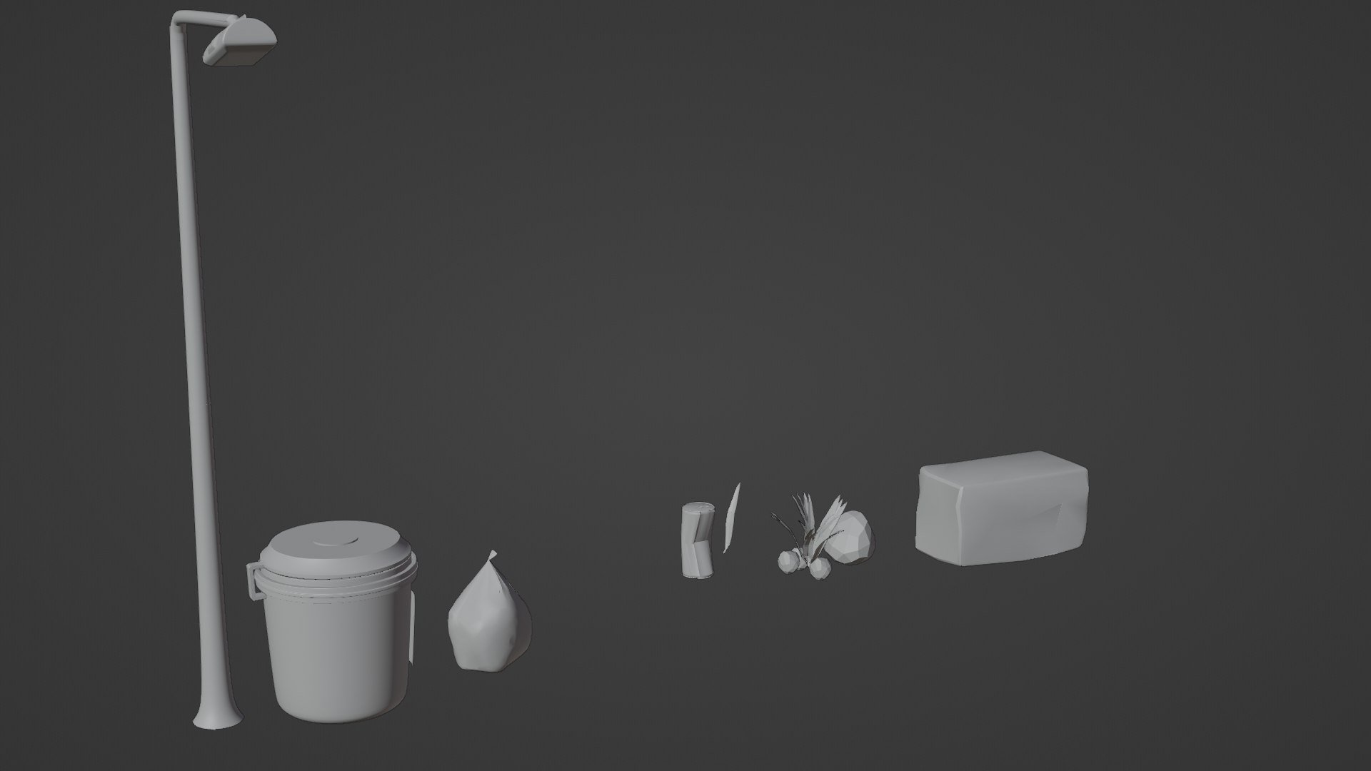 3D Model City Props Collection - TurboSquid 2237859