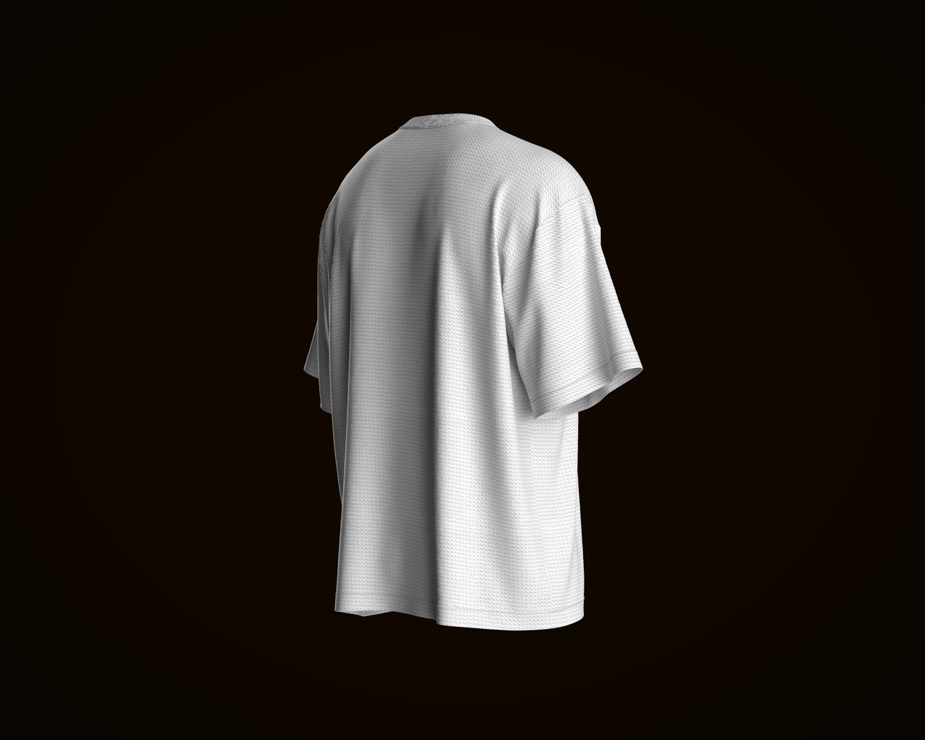 Mens Oversized T-Shirt Model - TurboSquid 2253148