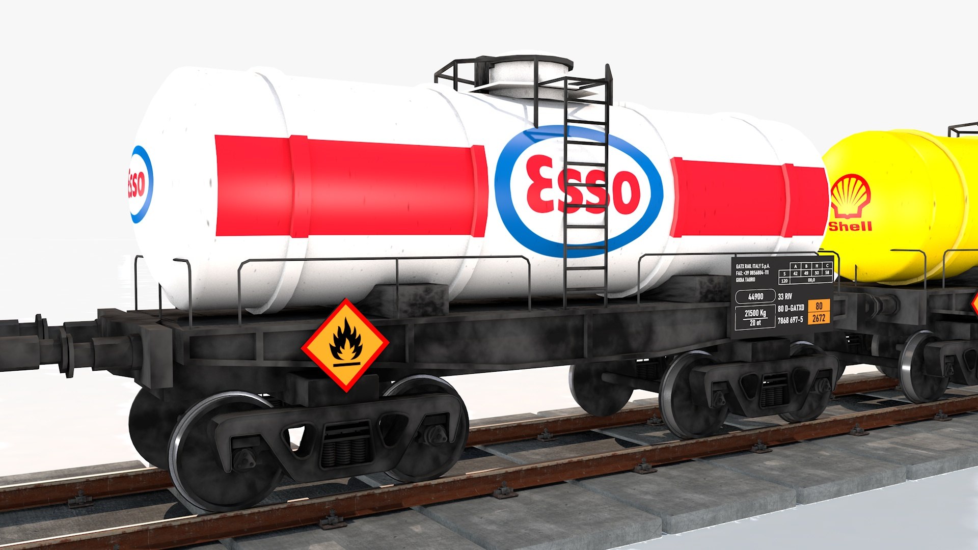 3D Model Freight Wagons - TurboSquid 2418135