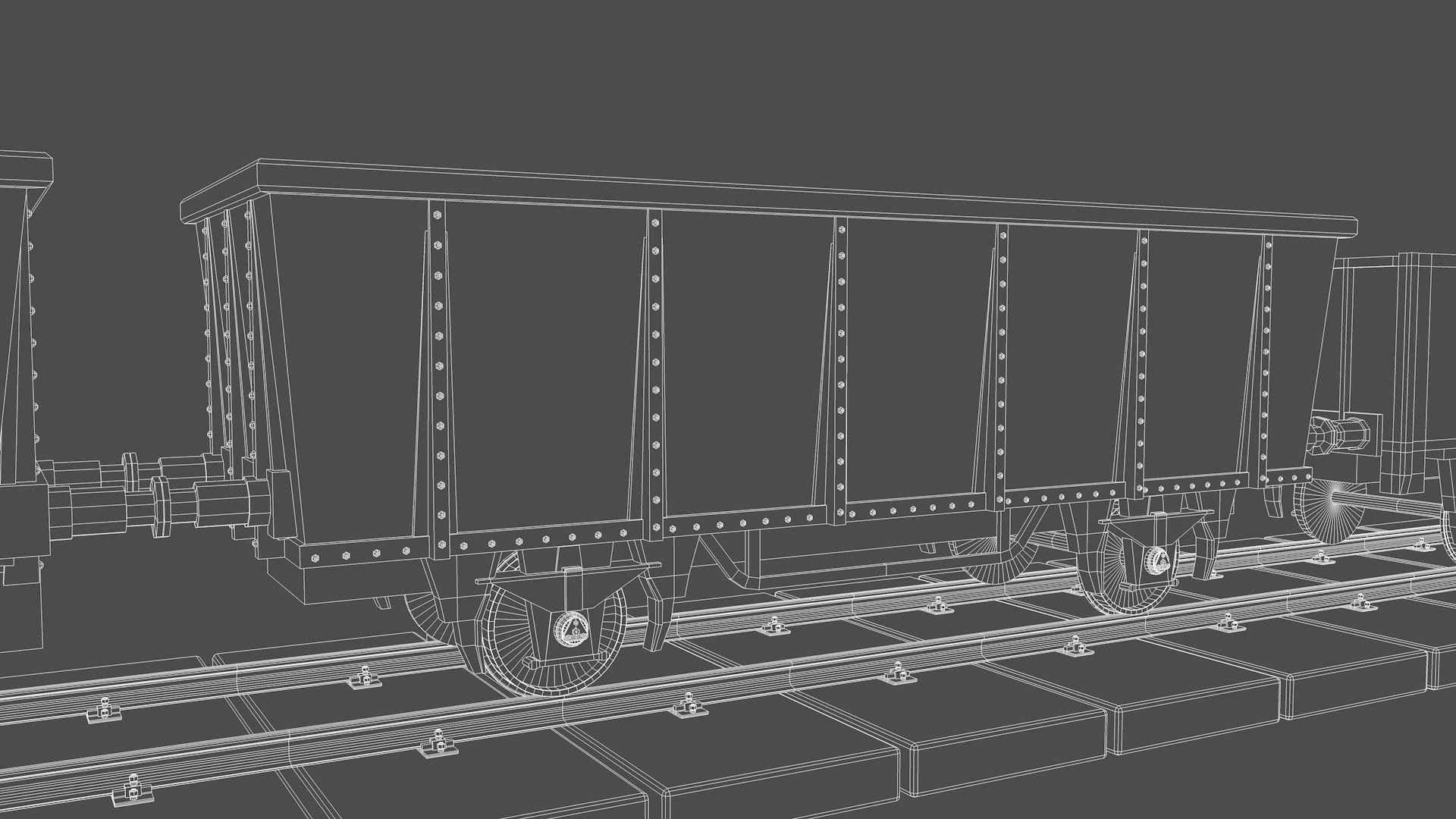 3D Model Freight Wagons - TurboSquid 2418135