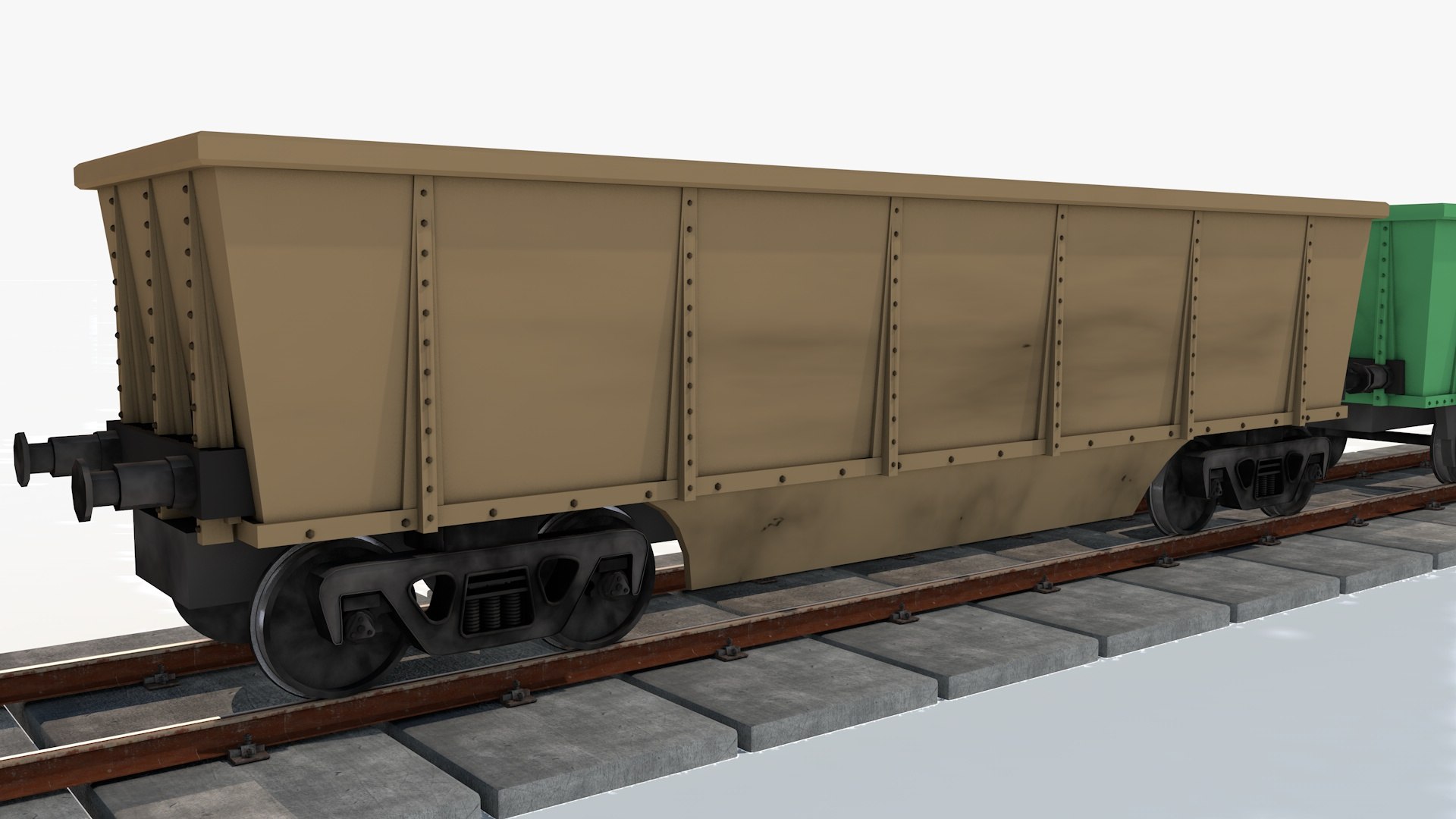 3D Model Freight Wagons - TurboSquid 2418135