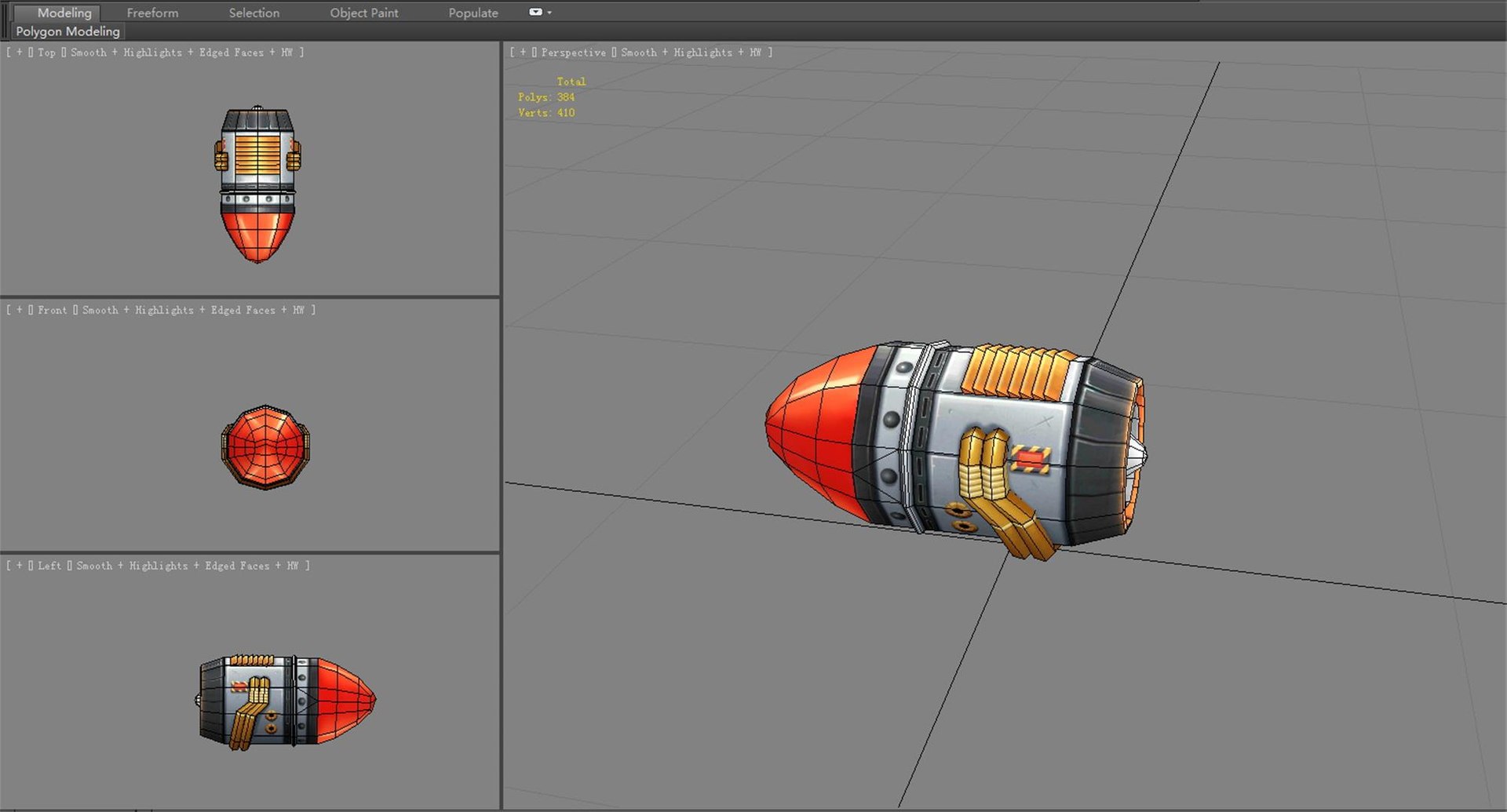 Cartoon Missile Rocket Launcher 3D - TurboSquid 2269658