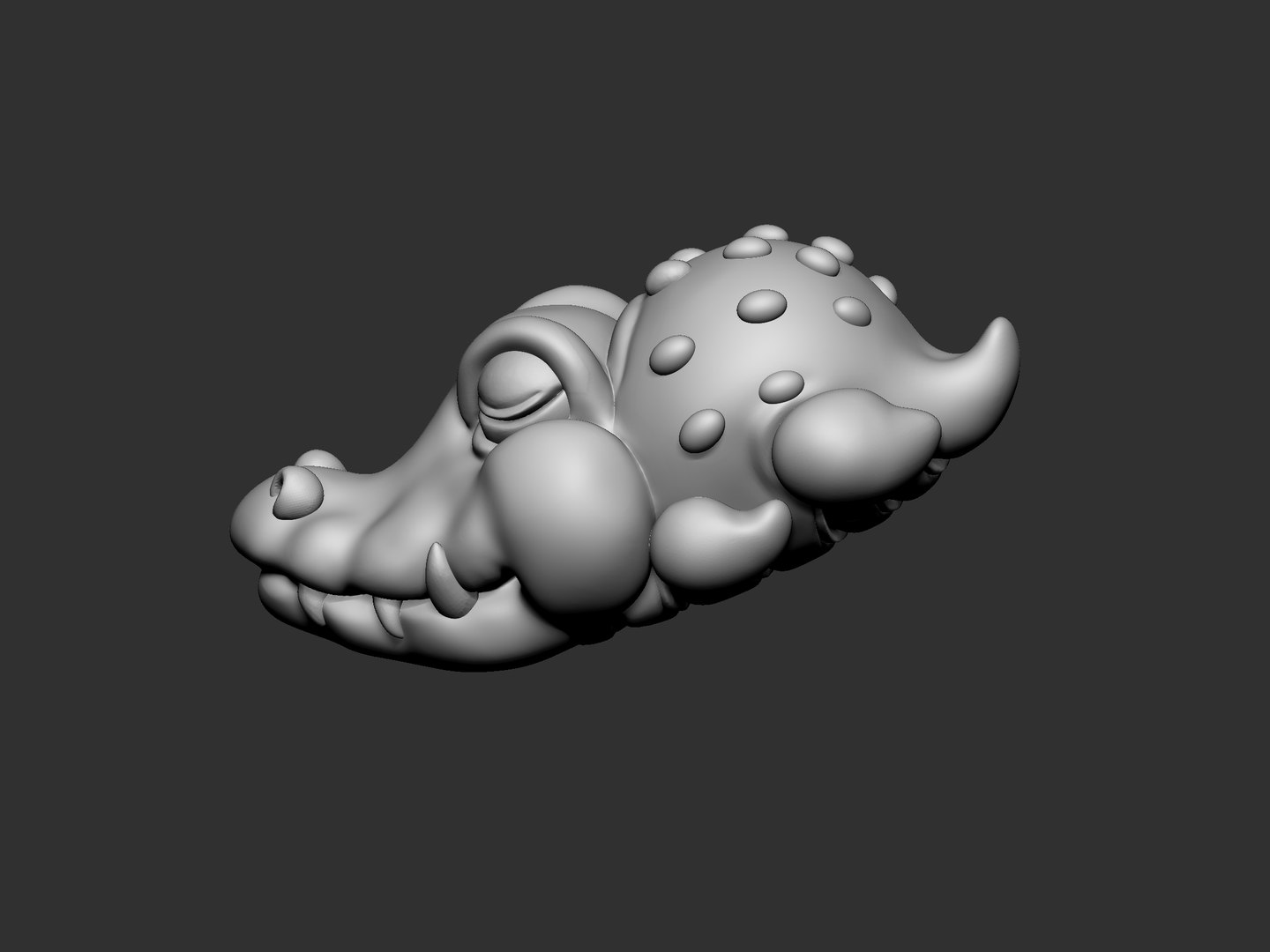 3D crocodile cute model - TurboSquid 2168968