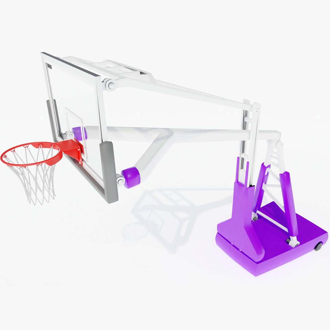 3d Model Institutional Style Basketball Standard