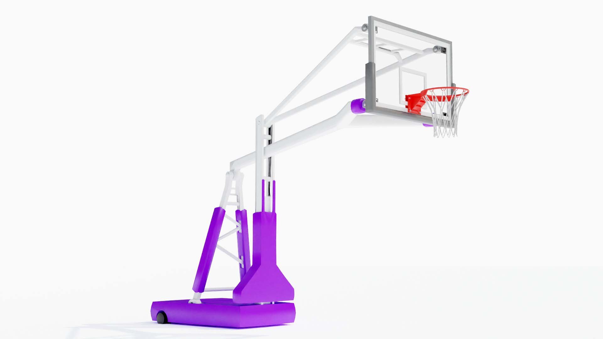 3d Model Institutional Style Basketball Standard
