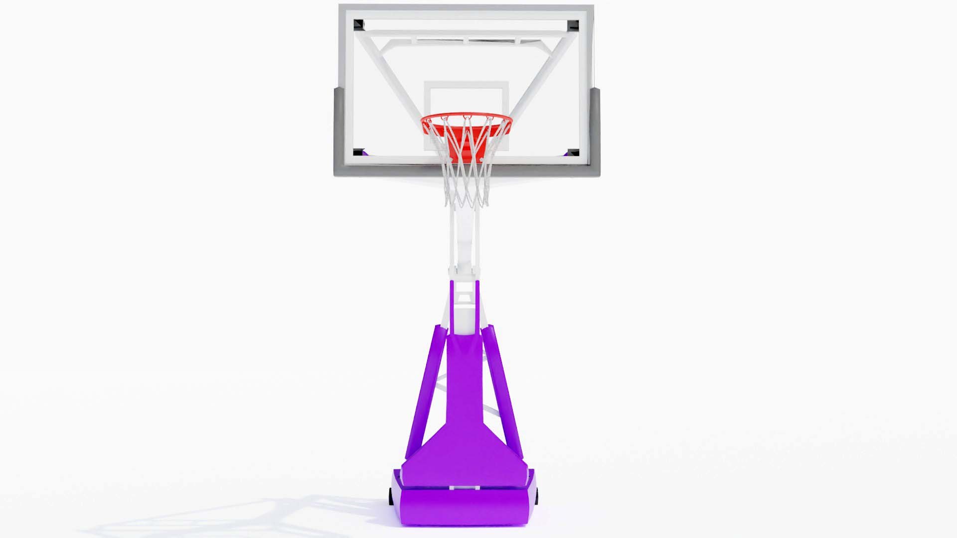 3d Model Institutional Style Basketball Standard