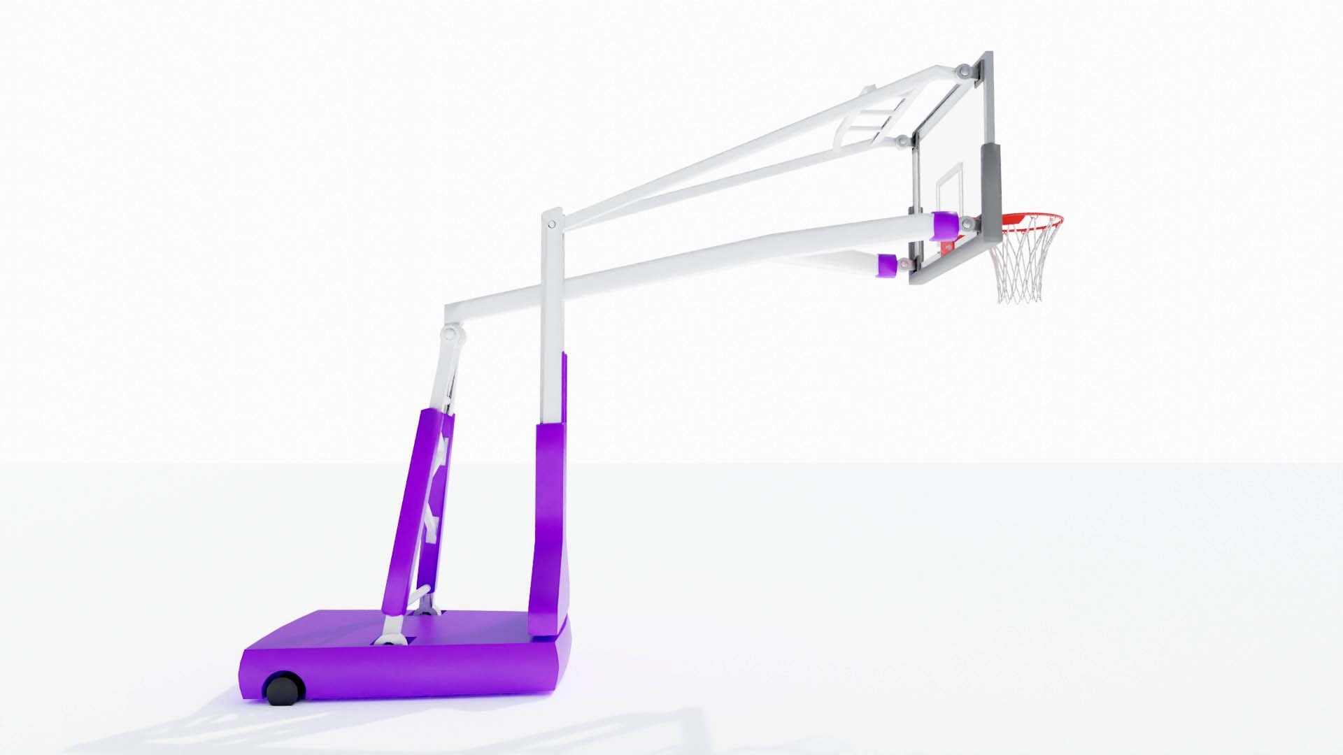 3d Model Institutional Style Basketball Standard