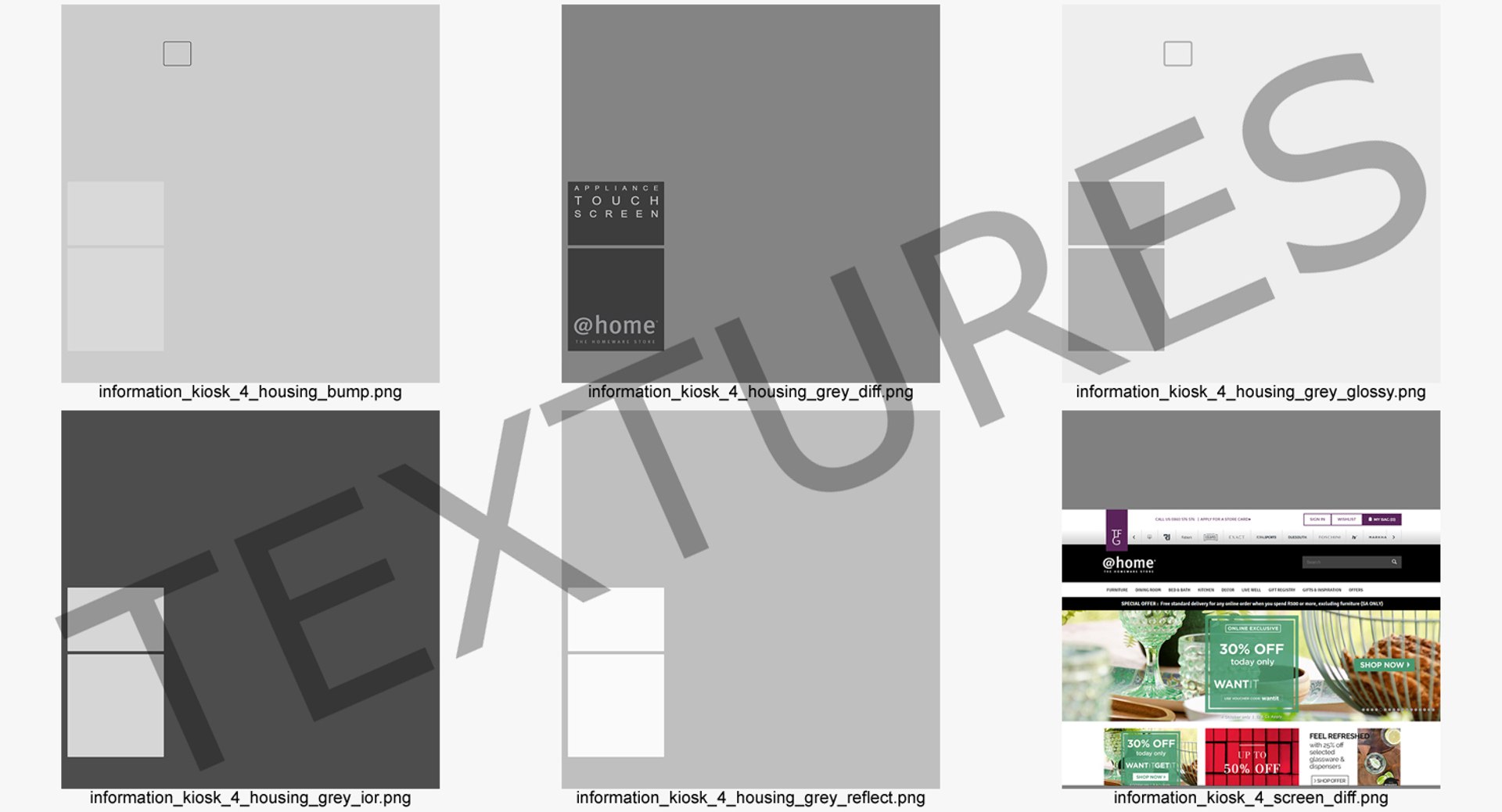 Information Broswer Kiosk Touch Screen 3D Model - TurboSquid 1217822