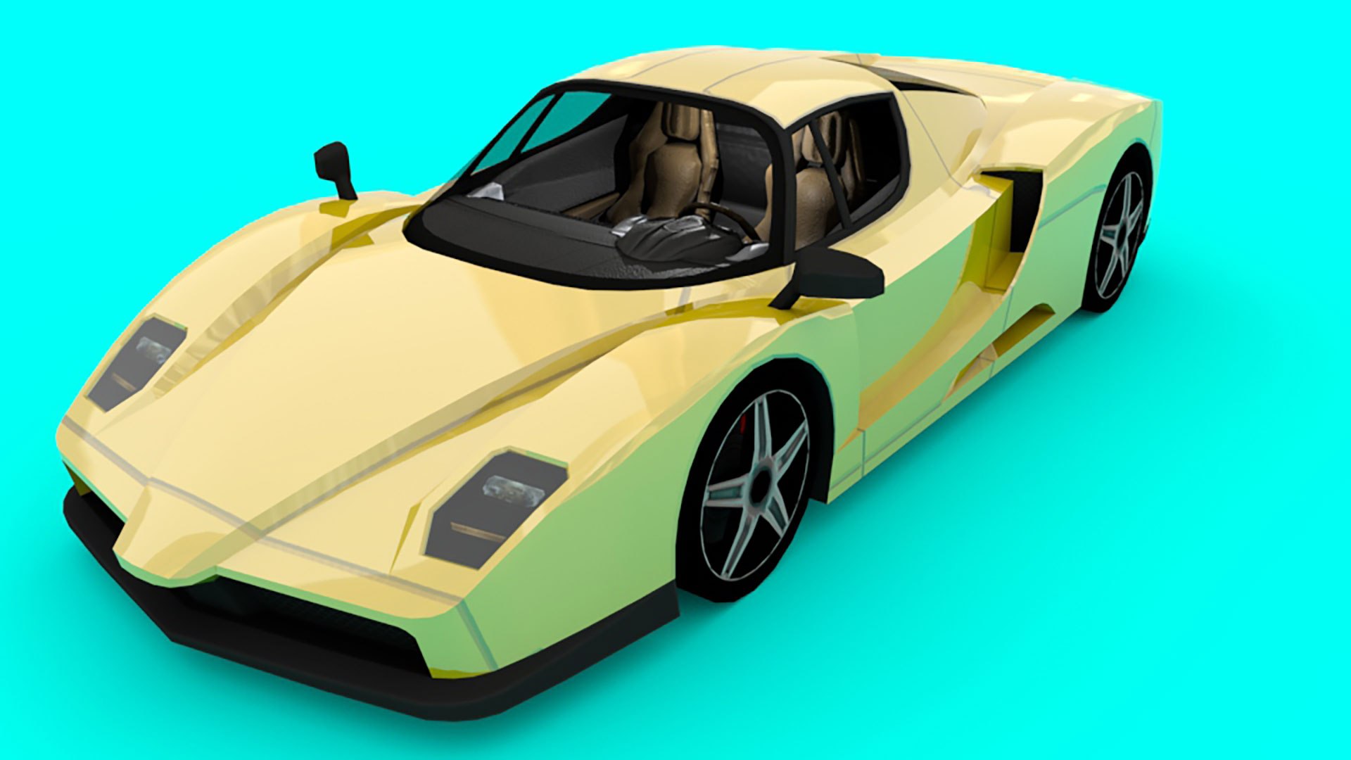 3D Car Low Poly - TurboSquid 2109430
