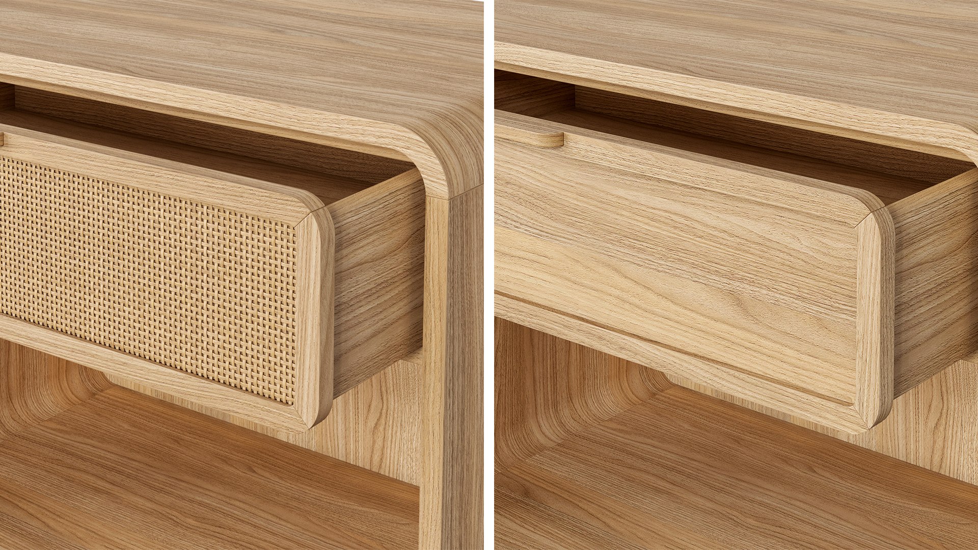 Restoration Hardware Santiago Cane Nightstand 3D Model - TurboSquid 2197493