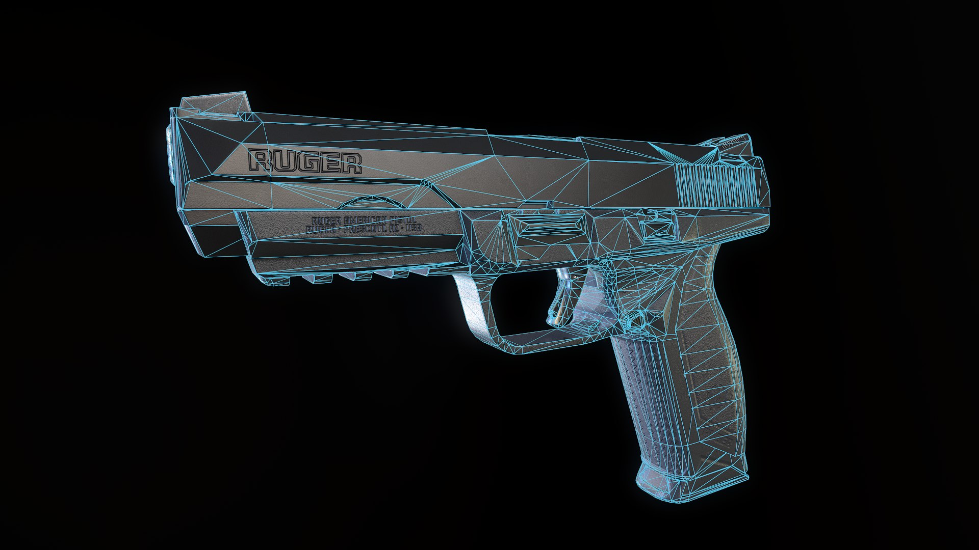 Gun Blender Pbr Model - TurboSquid 1596744