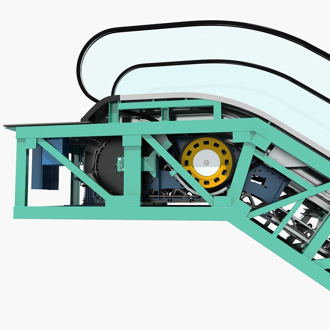 3D Model Escalator - TurboSquid 1346669