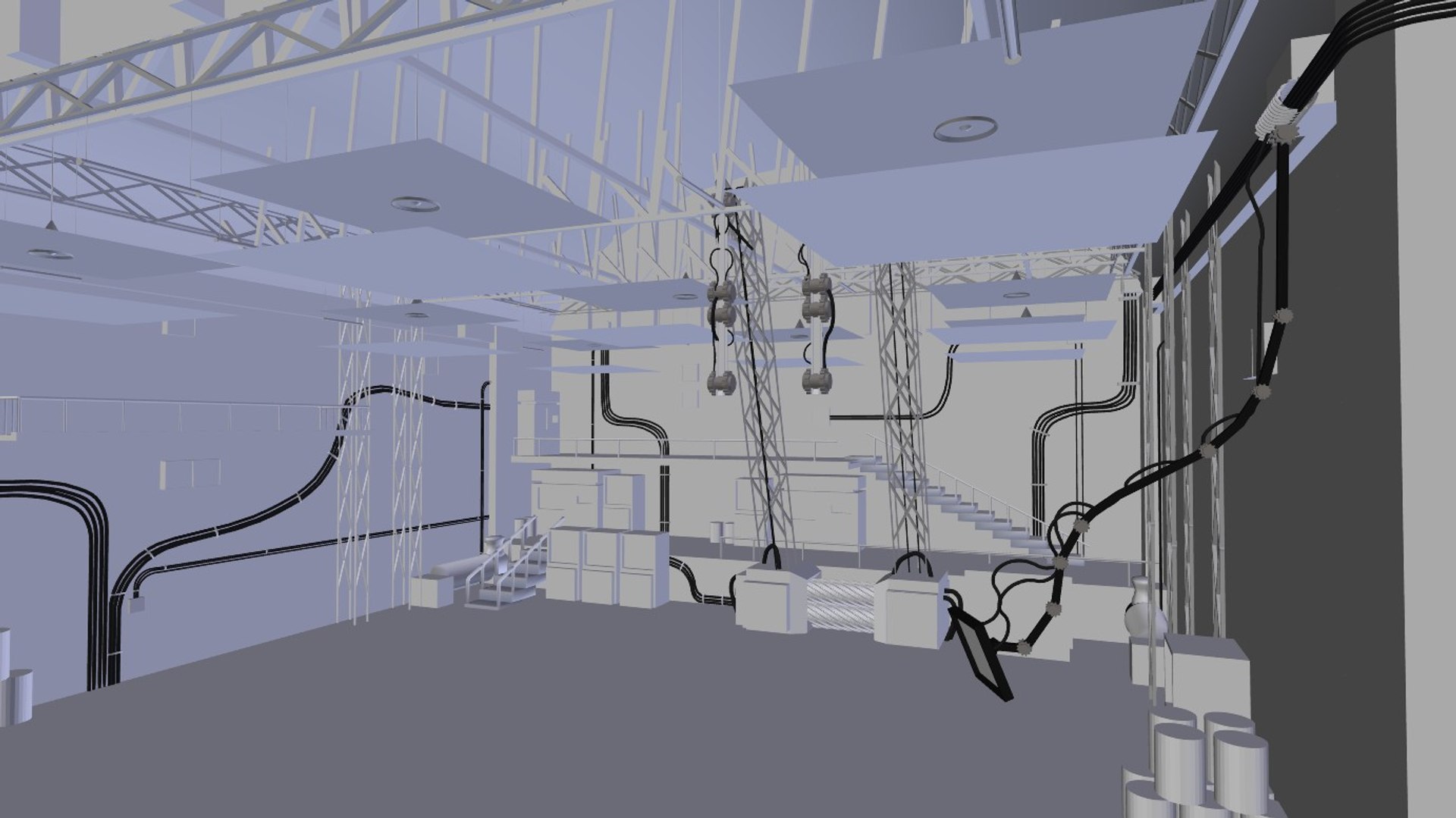 Hangar Robot 3d Model