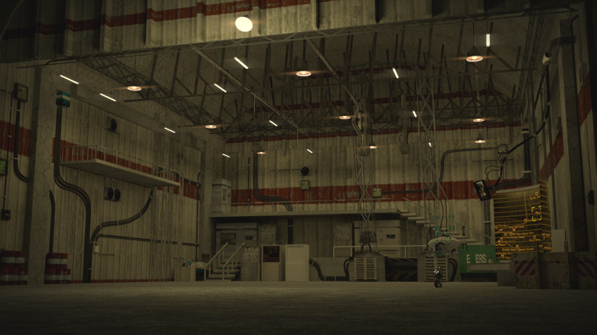 Hangar Robot 3d Model