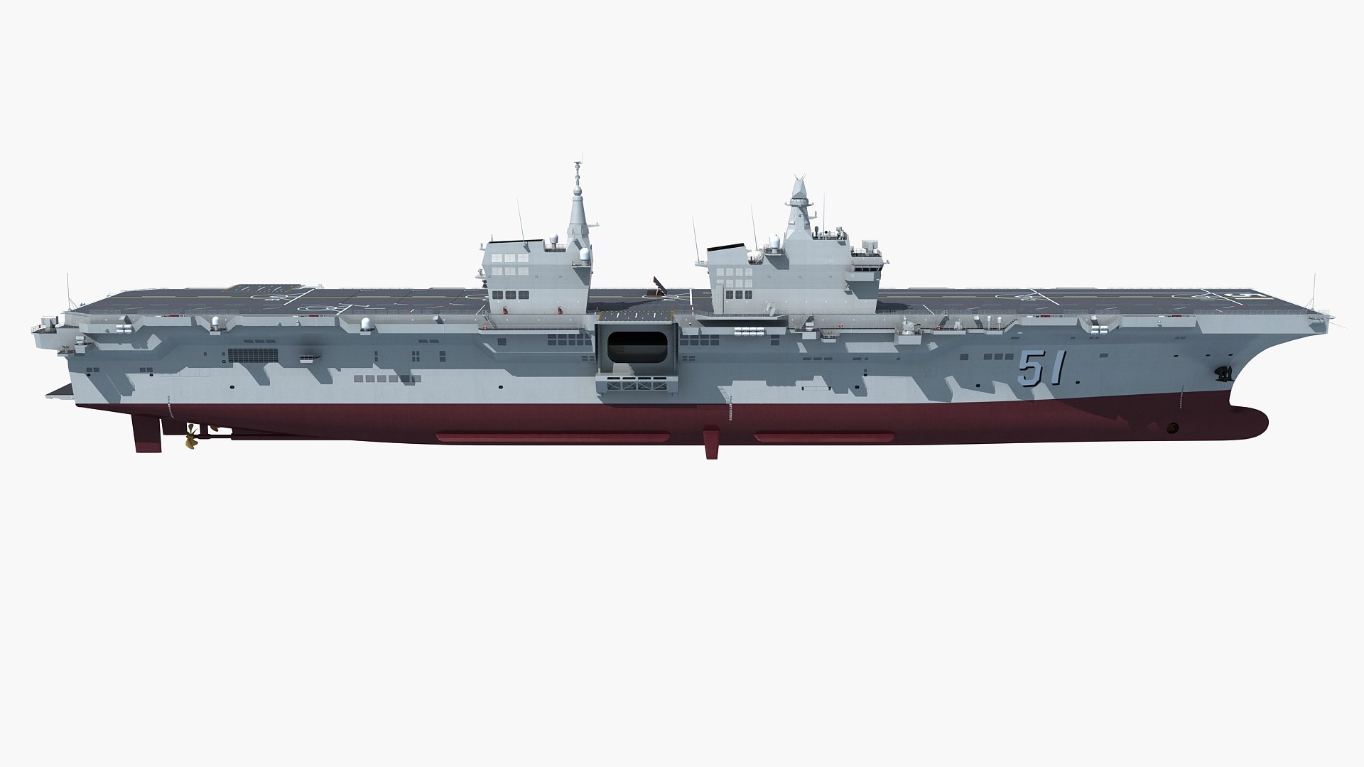 Chinese Type 076 Amphibious Assault ShipMAX 3D Model - TurboSquid 2457503