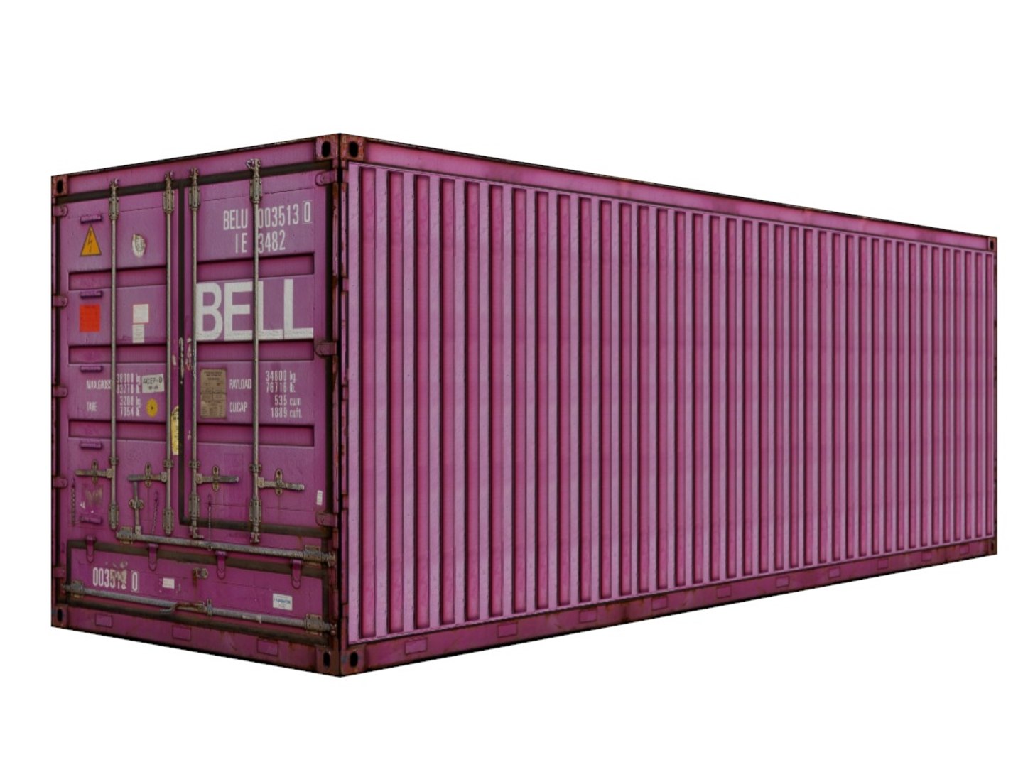 Cargo Container 3d Max