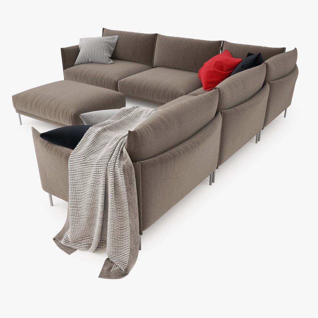 Moroso Gentry Sofa 3d Model