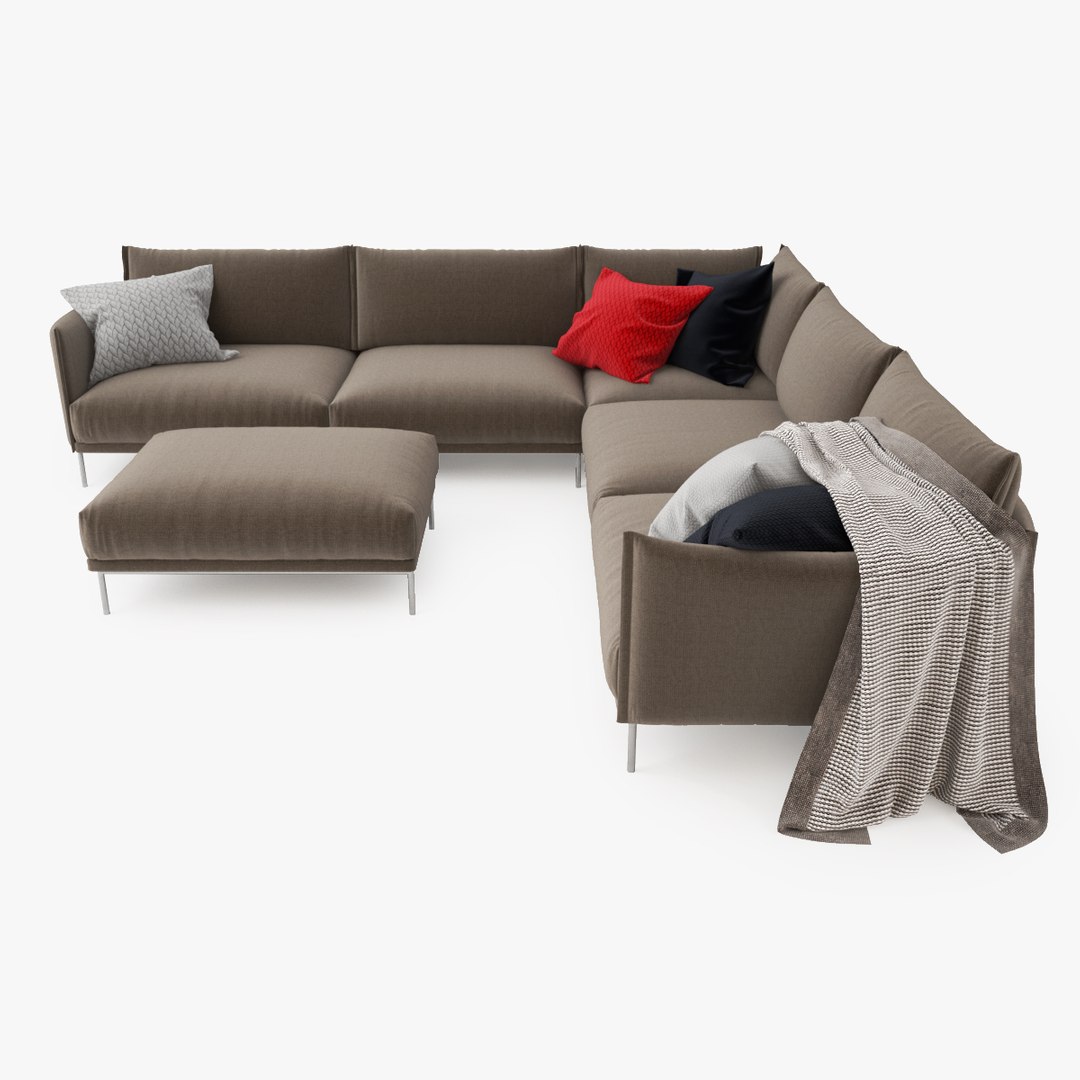 Moroso Gentry Sofa 3d Model