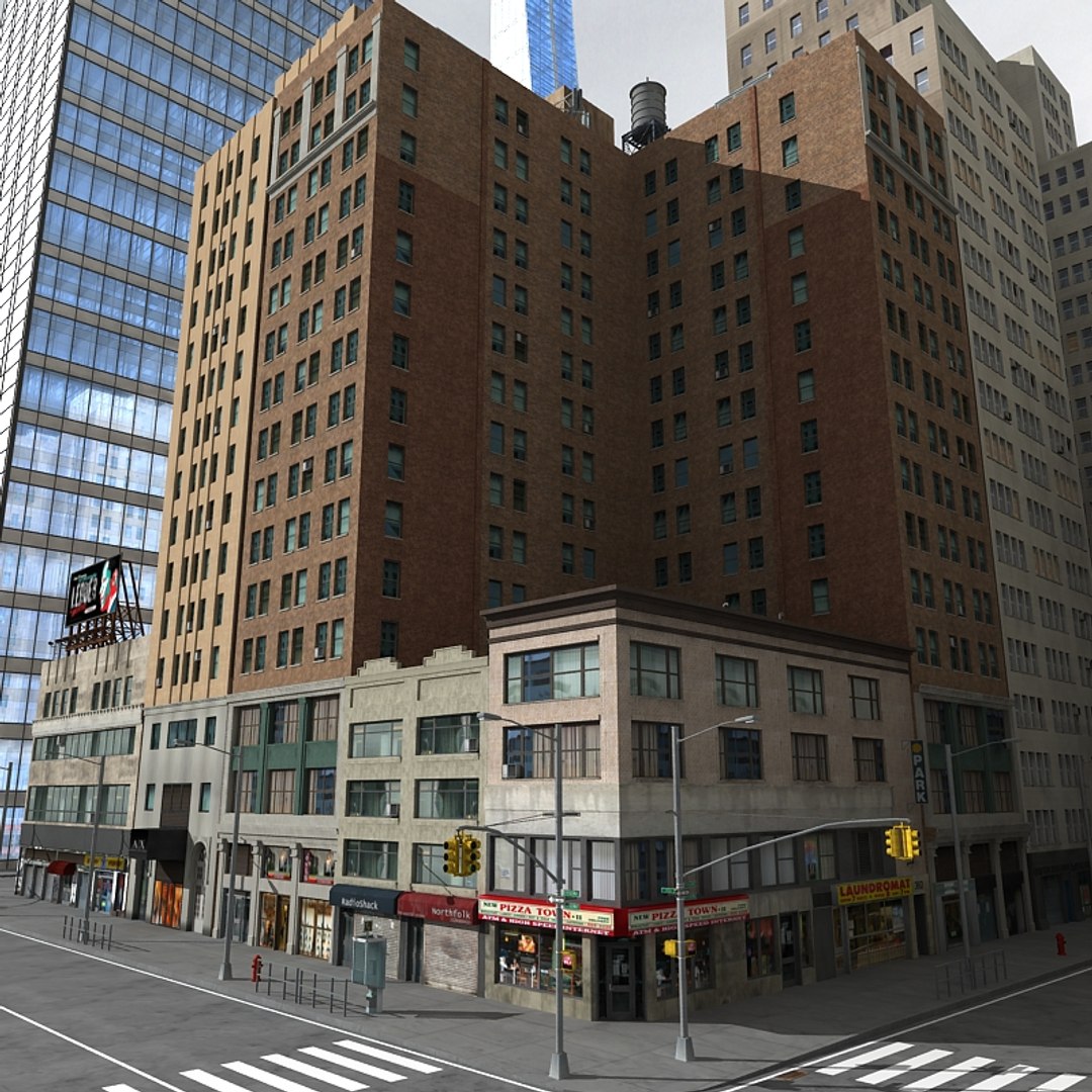 Nyc Buildings Downtown Max