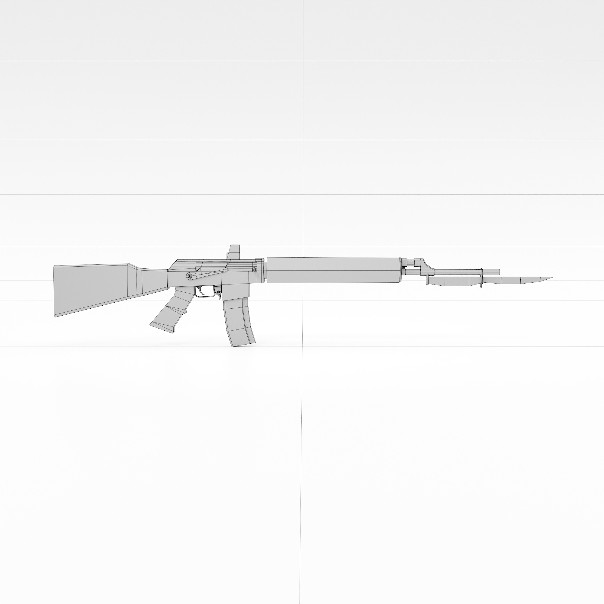 3D Colt Canada C7 assault rifle gun model - TurboSquid 1992790