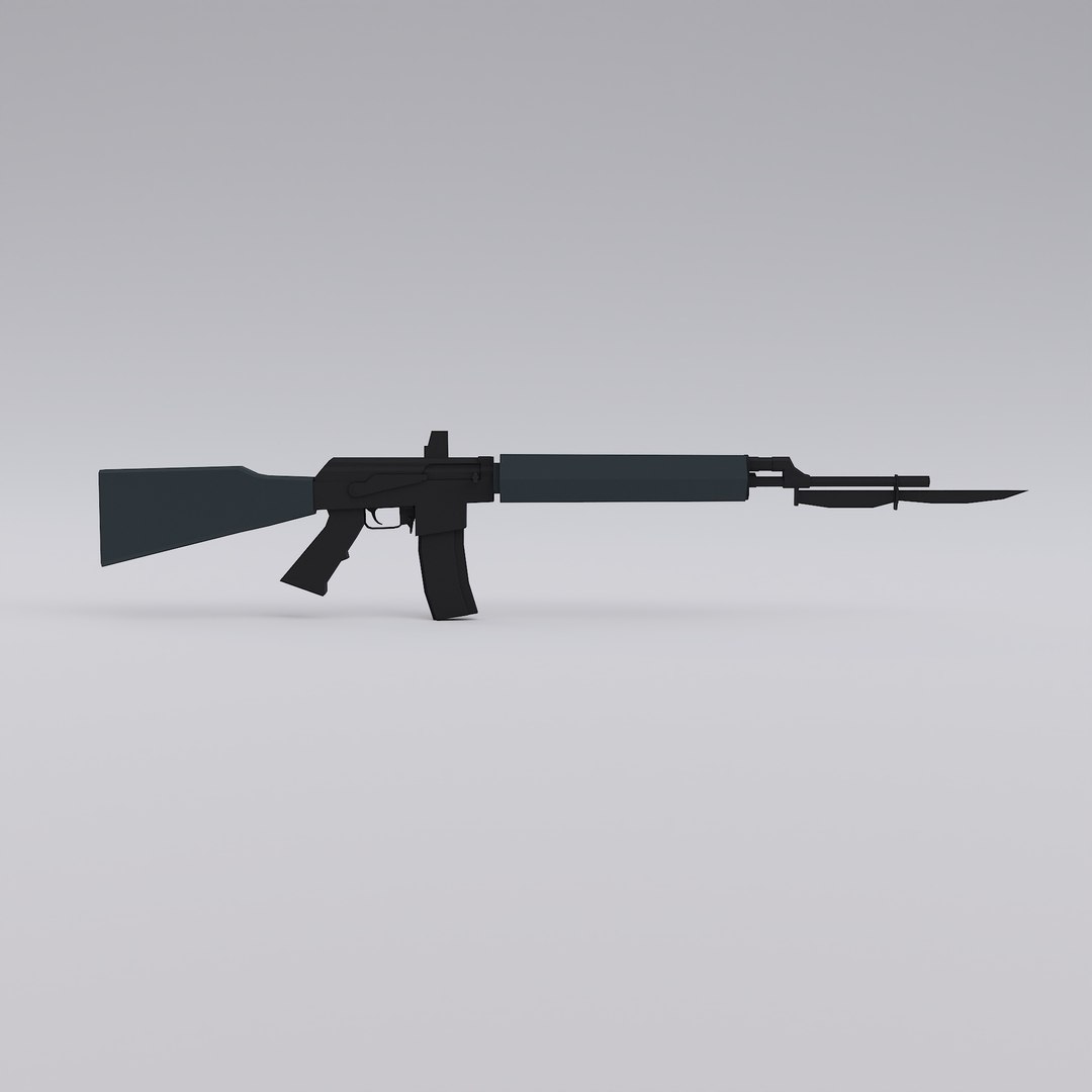 3D Colt Canada C7 Assault Rifle Gun Model - TurboSquid 1992790