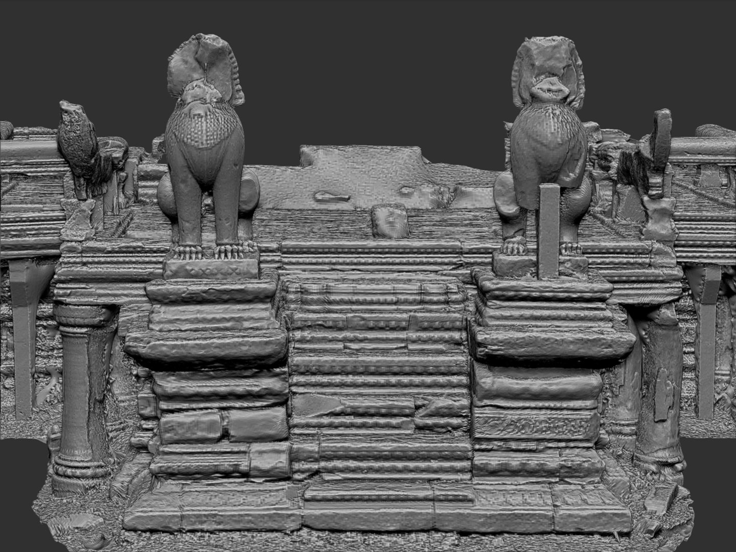 Ancient Ruins 16k 3d Model