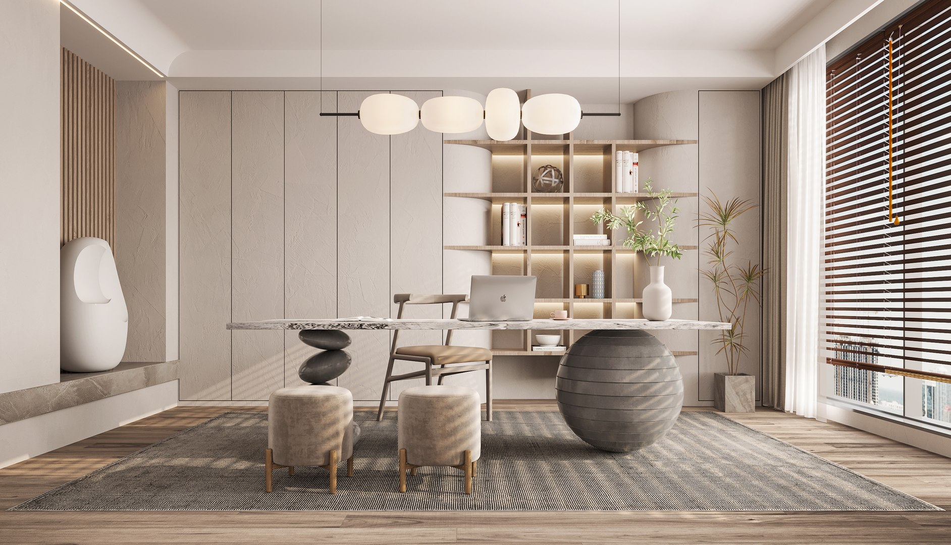 modelo 3d Silent Wind Study Model - TurboSquid 2057818