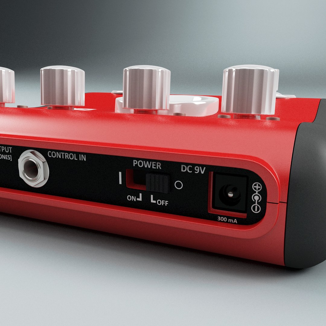 3dsmax bass guitar multi effects