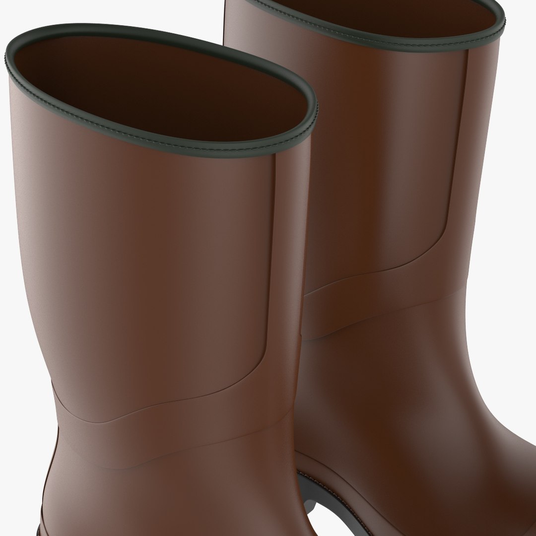 Rubber Boots 3D Model - TurboSquid 1178298