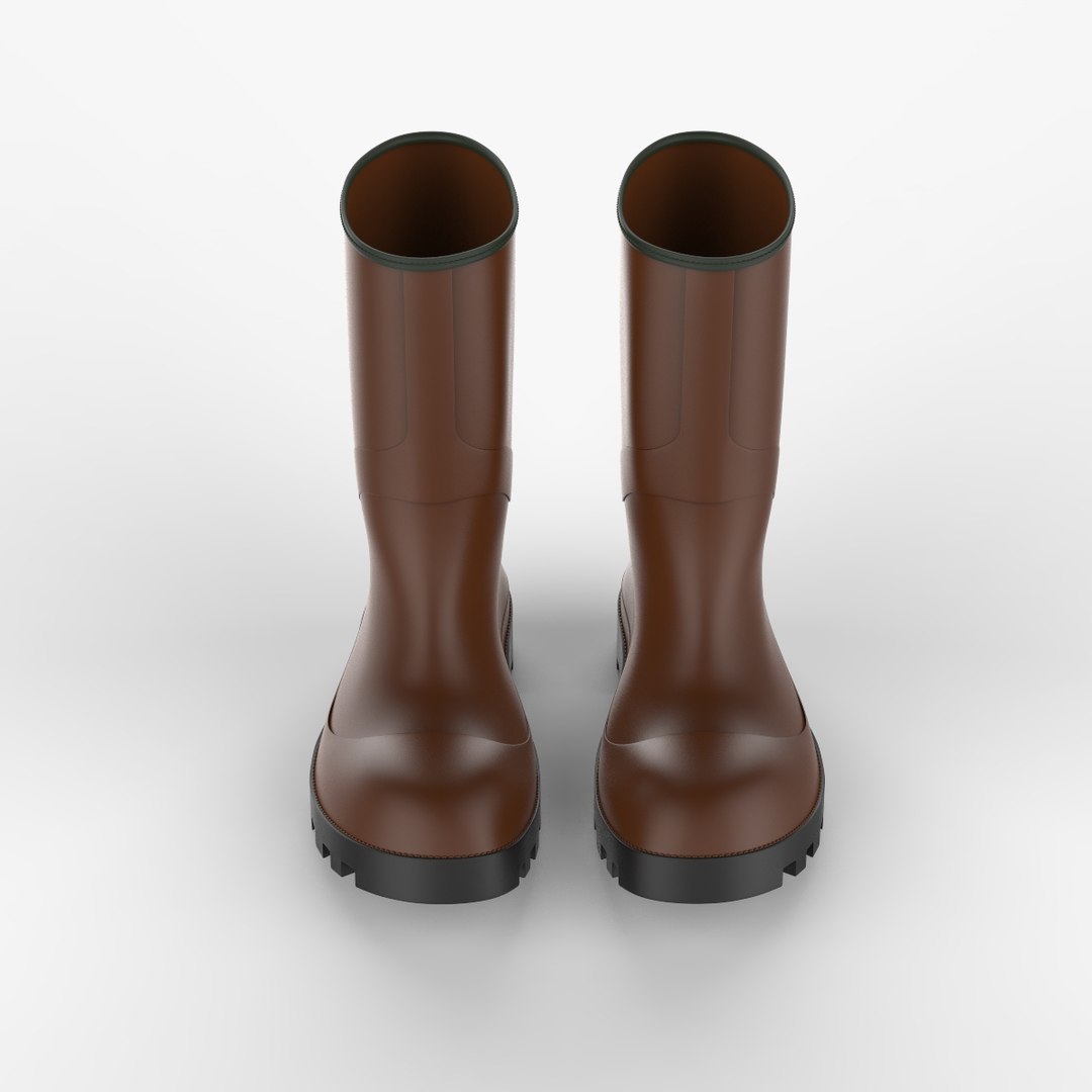 Rubber Boots 3D Model - TurboSquid 1178298